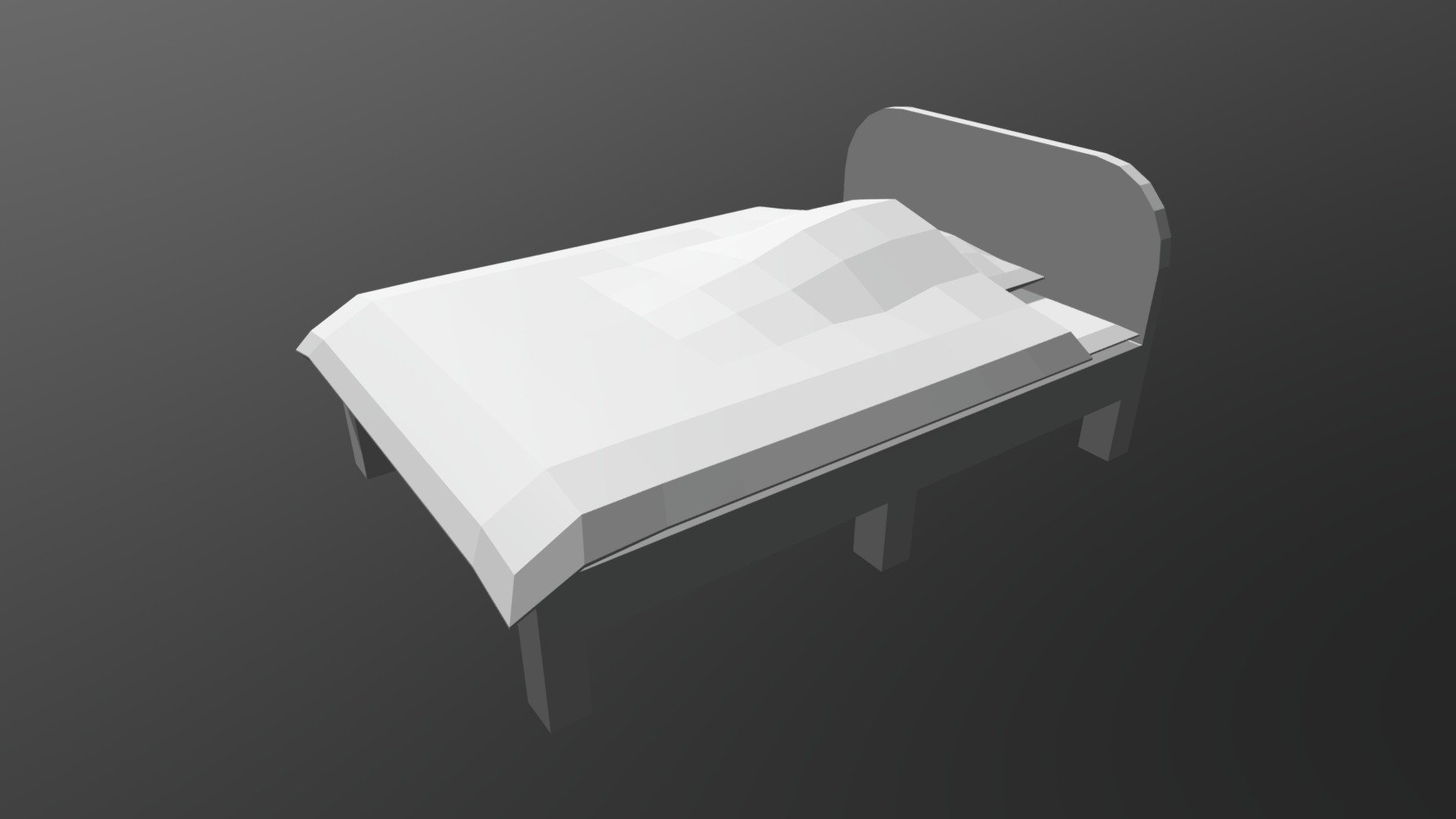 Bed (Low Poly) - Download Free 3D model by game_travel [b06c2cf ...
