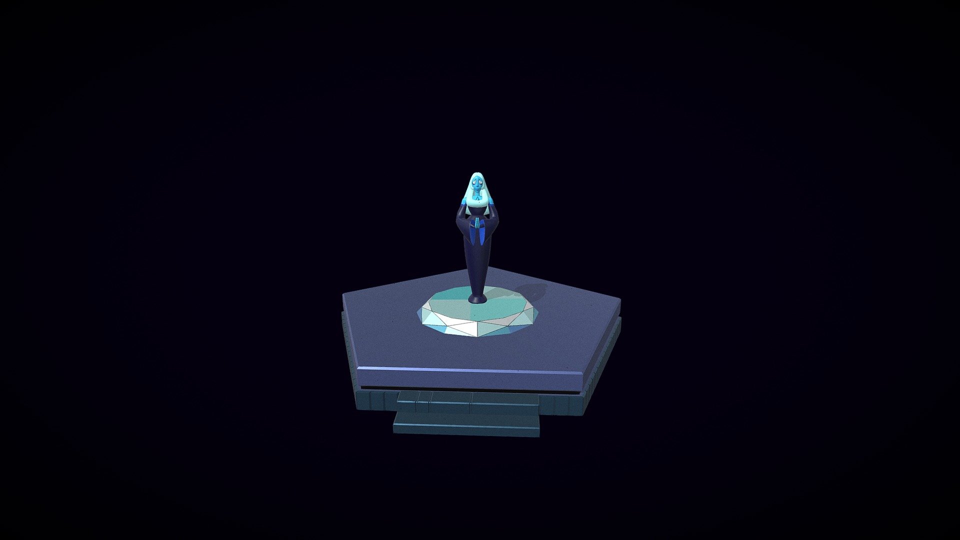Blue Diamond - 3D model by Ravio Models (@Marcus.Felipe) [b06db84 ...