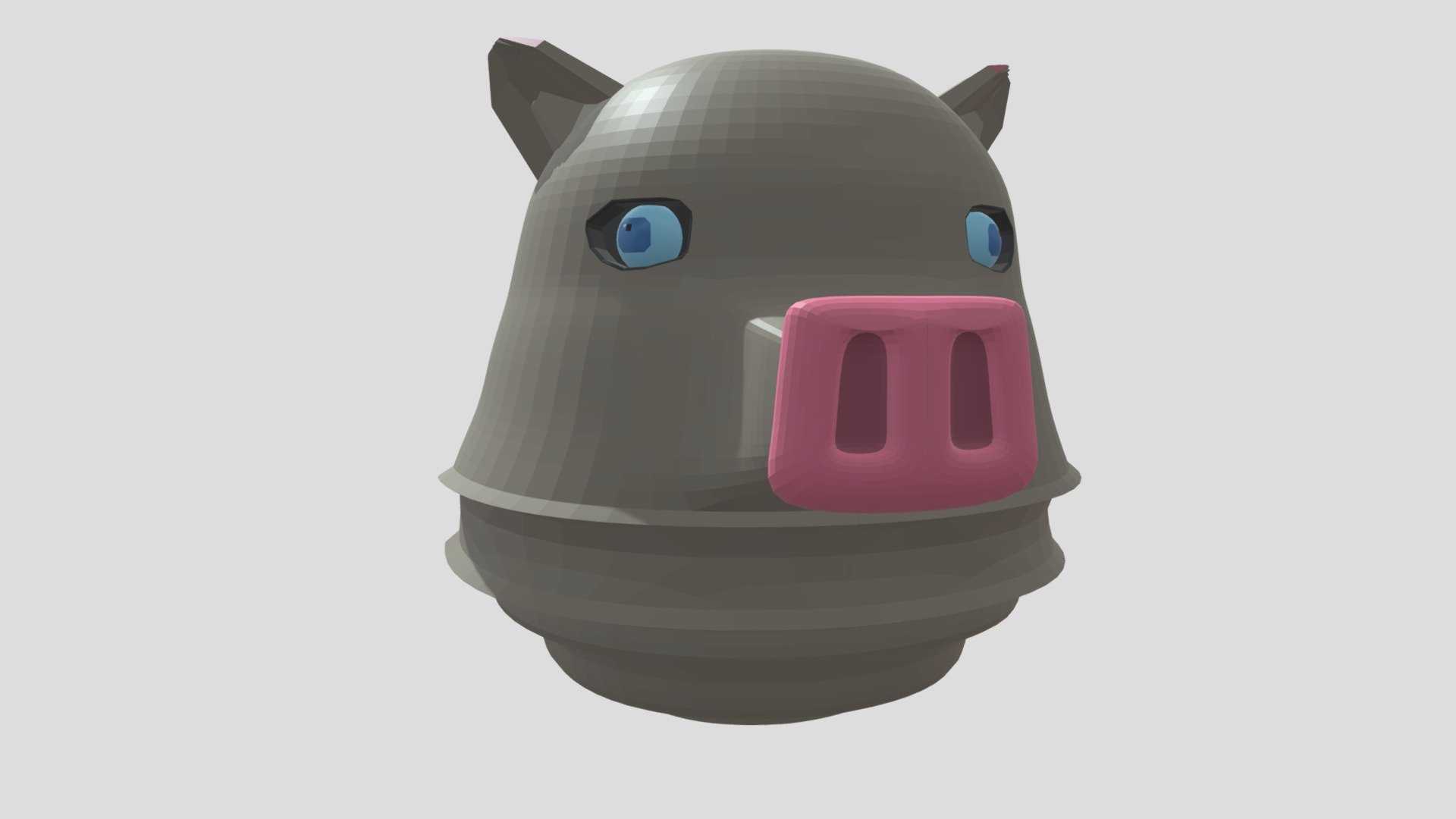 inosuke mask - Download Free 3D model by haze.blend (@blenderrender007 ...
