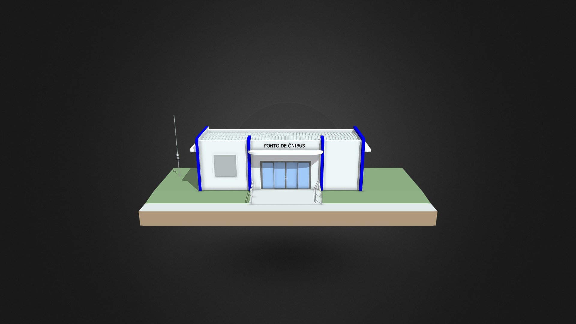 TERMINAL DE ONIBUS - Download Free 3D model by Patrick Mascarello ...