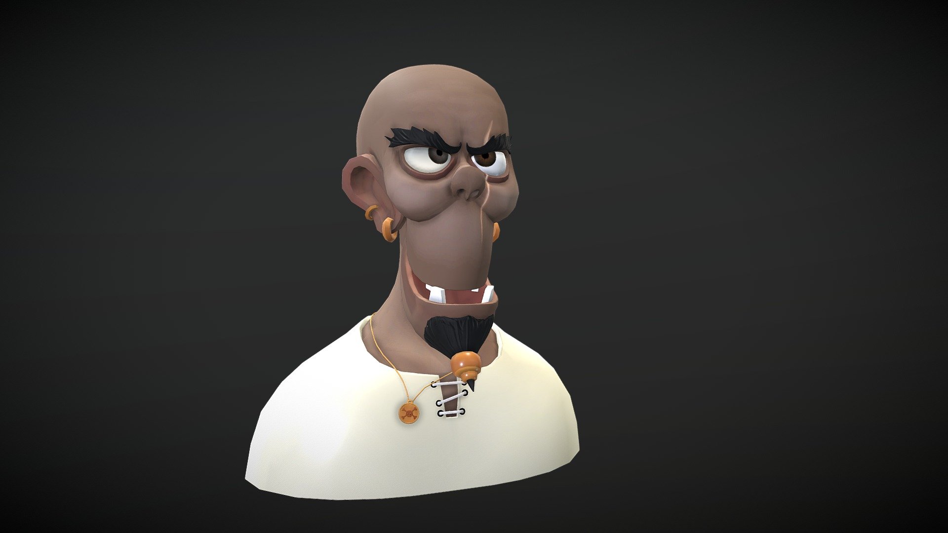 pirate_head - 3D model by snjvsngh_negi [b06e71d] - Sketchfab