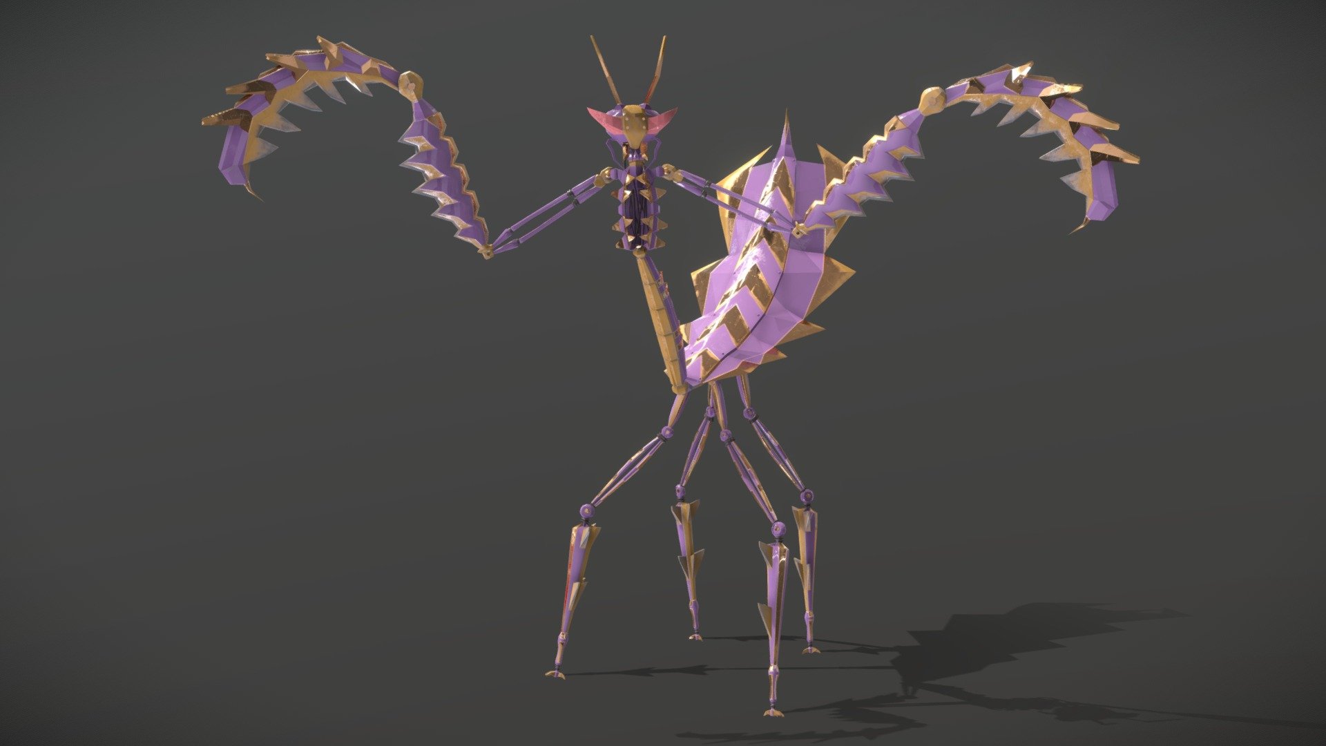 Robot Mantis Upgraded - 3D model by spib [b06e874] - Sketchfab