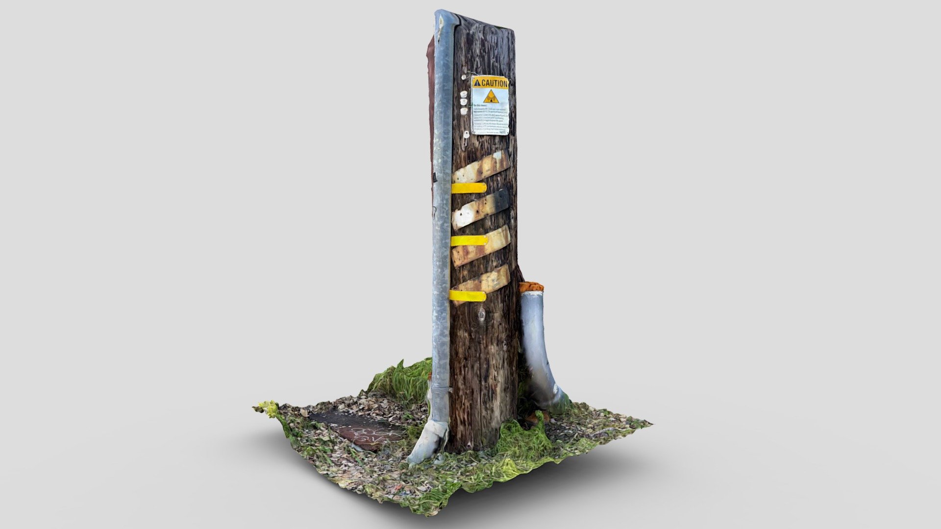 Utility Pole Base - 3D model by EveryPoint [b06ee60] - Sketchfab