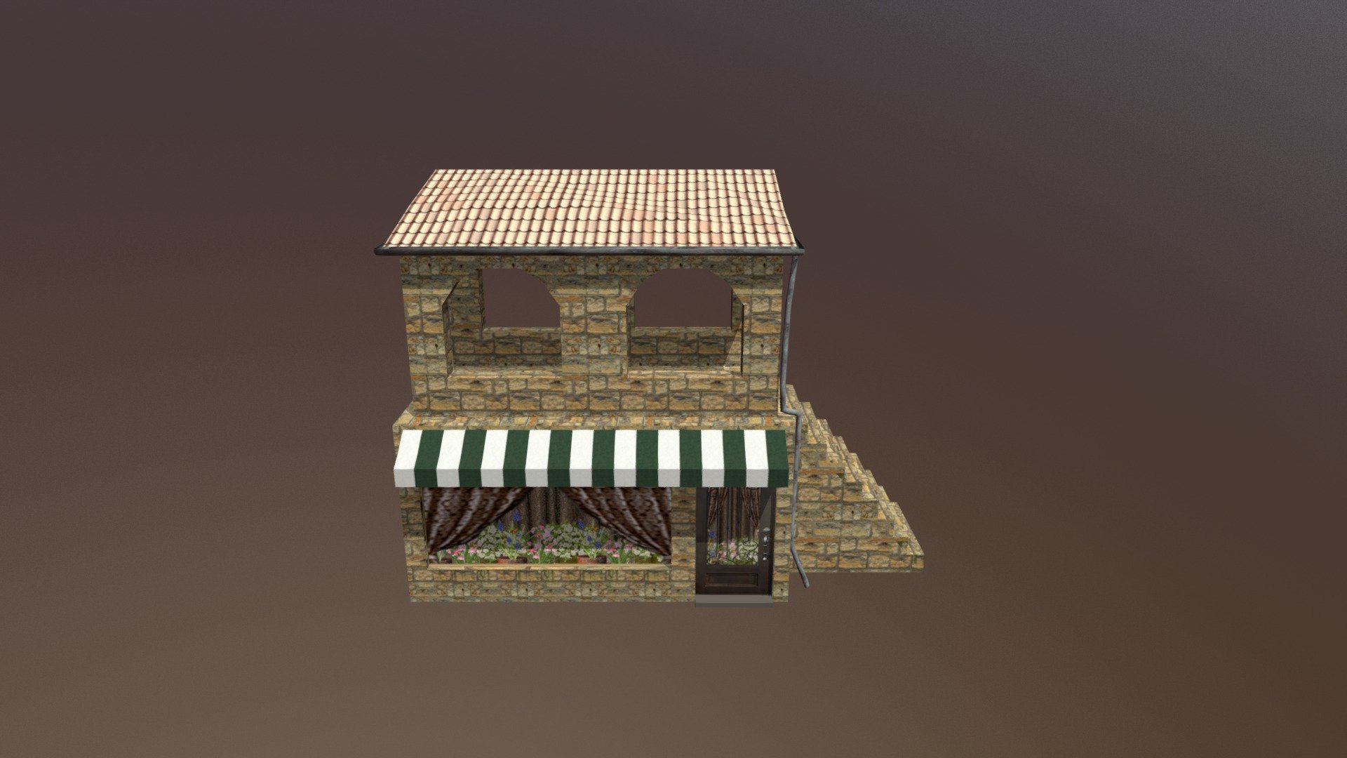 Flower Shop - Download Free 3D model by Oscar Tulkens (@Tulkens_Oscar ...