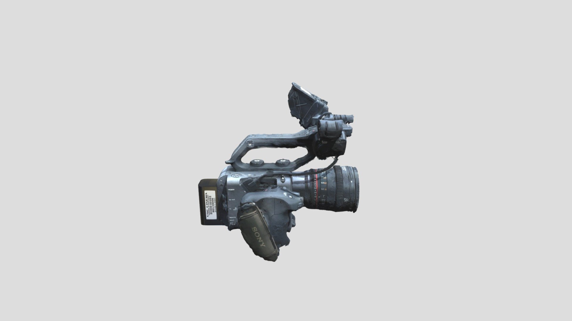 Sony FX6 Camera - 3D model by ackuhnz [b06f738] - Sketchfab