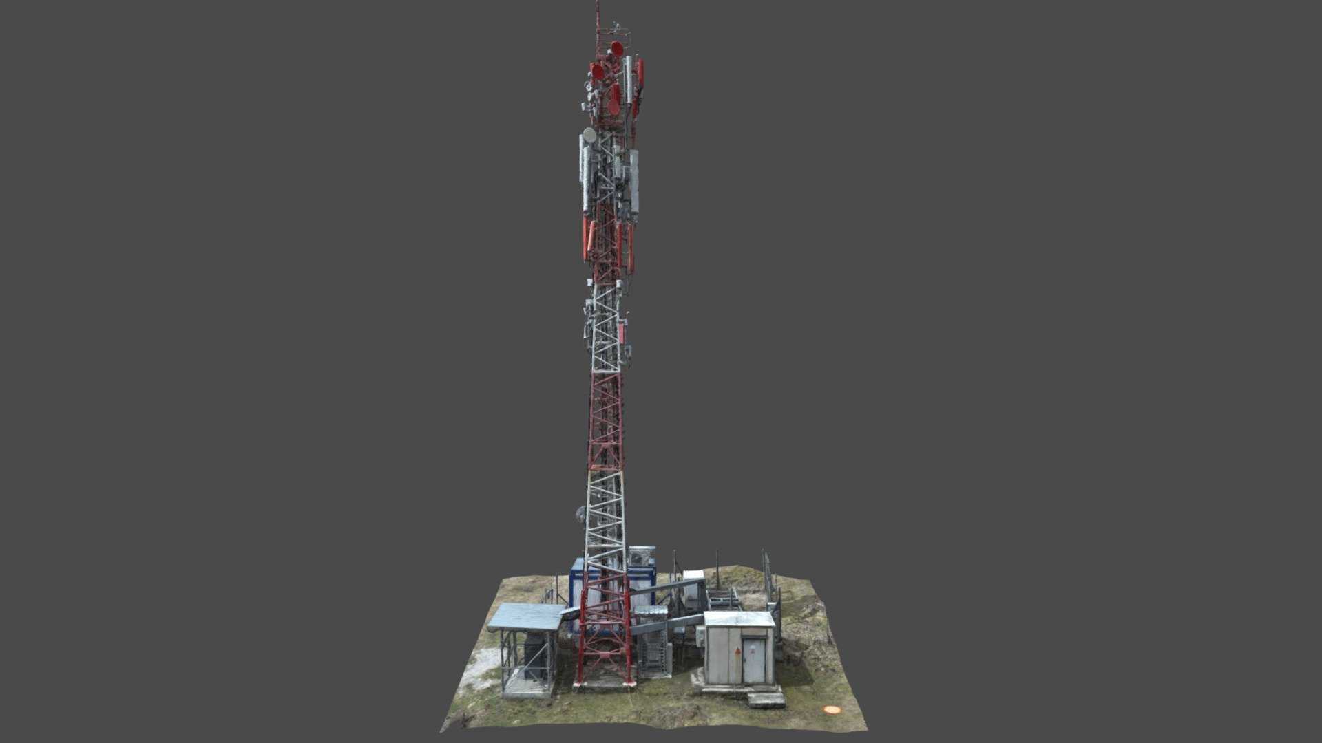 Cell Tower TVP Cierny Balog - 3D model by PANFOTO [b06fbb0] - Sketchfab