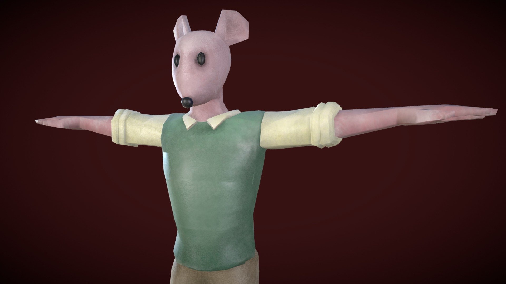 Mouse Man - Buy Royalty Free 3D model by Brittany Frances (@BDavies ...