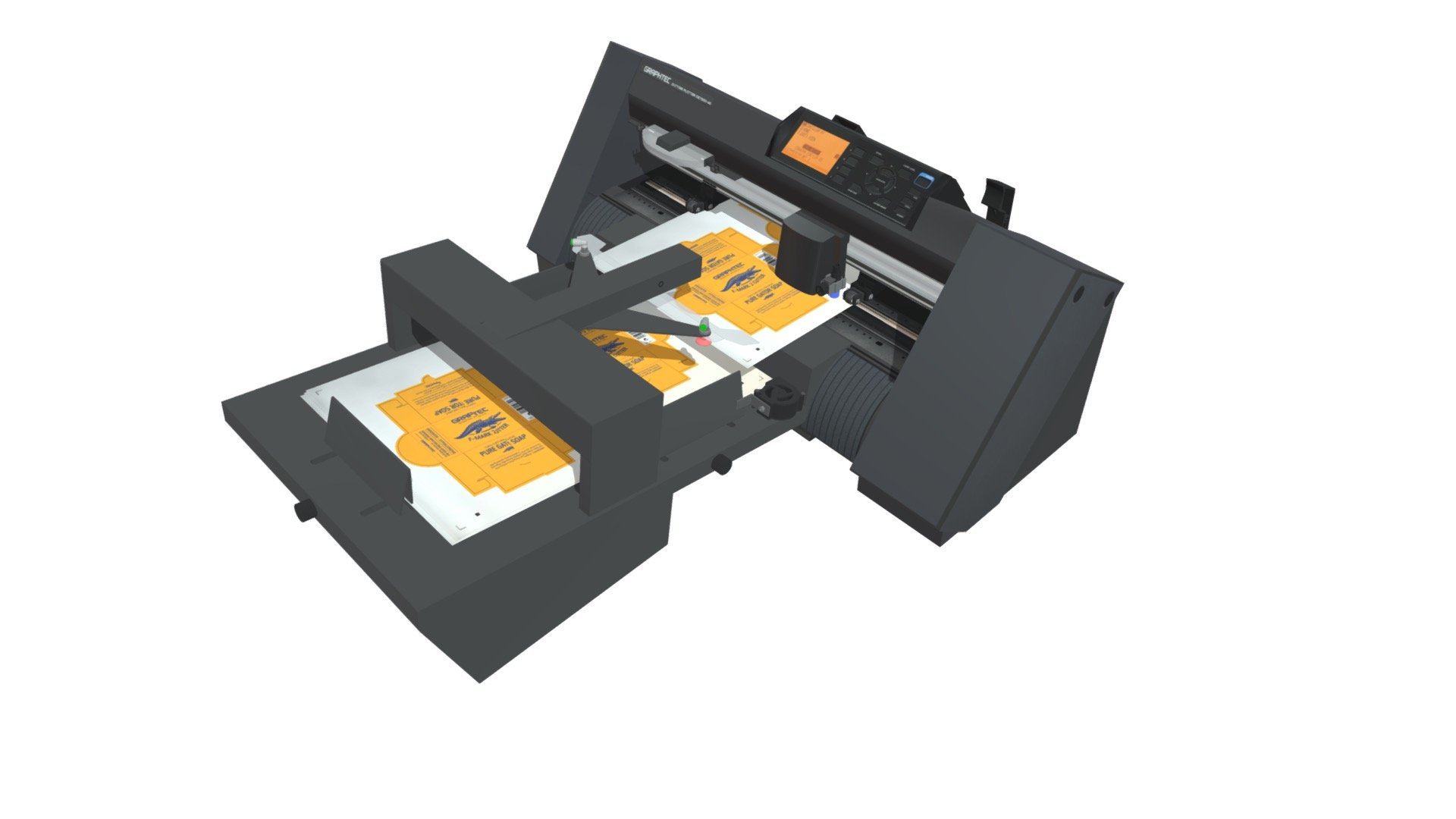 F-Mark2- Auto Sheet Feeder Unit Animation - Download Free 3D model by ...