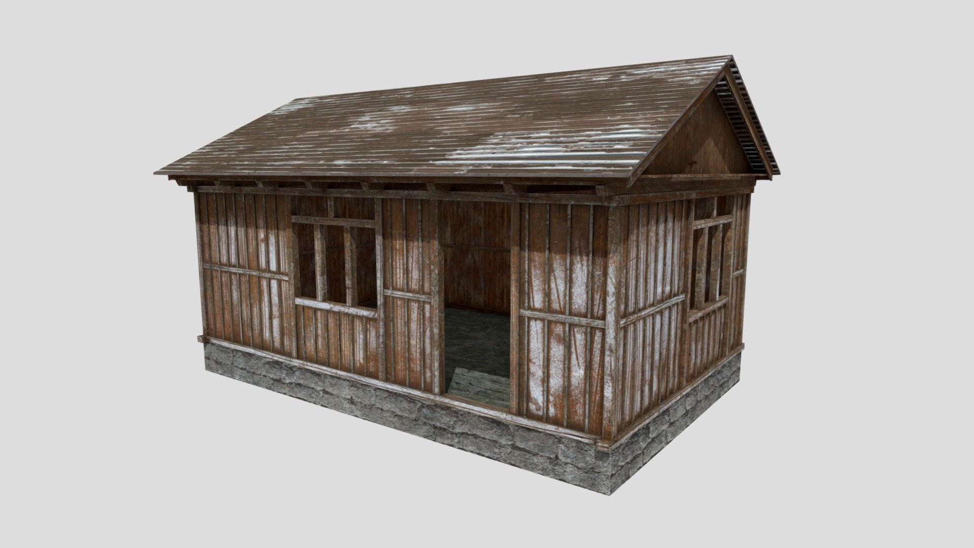 Wooden Shack - Buy Royalty Free 3D model by HowardCoates [b07281d ...