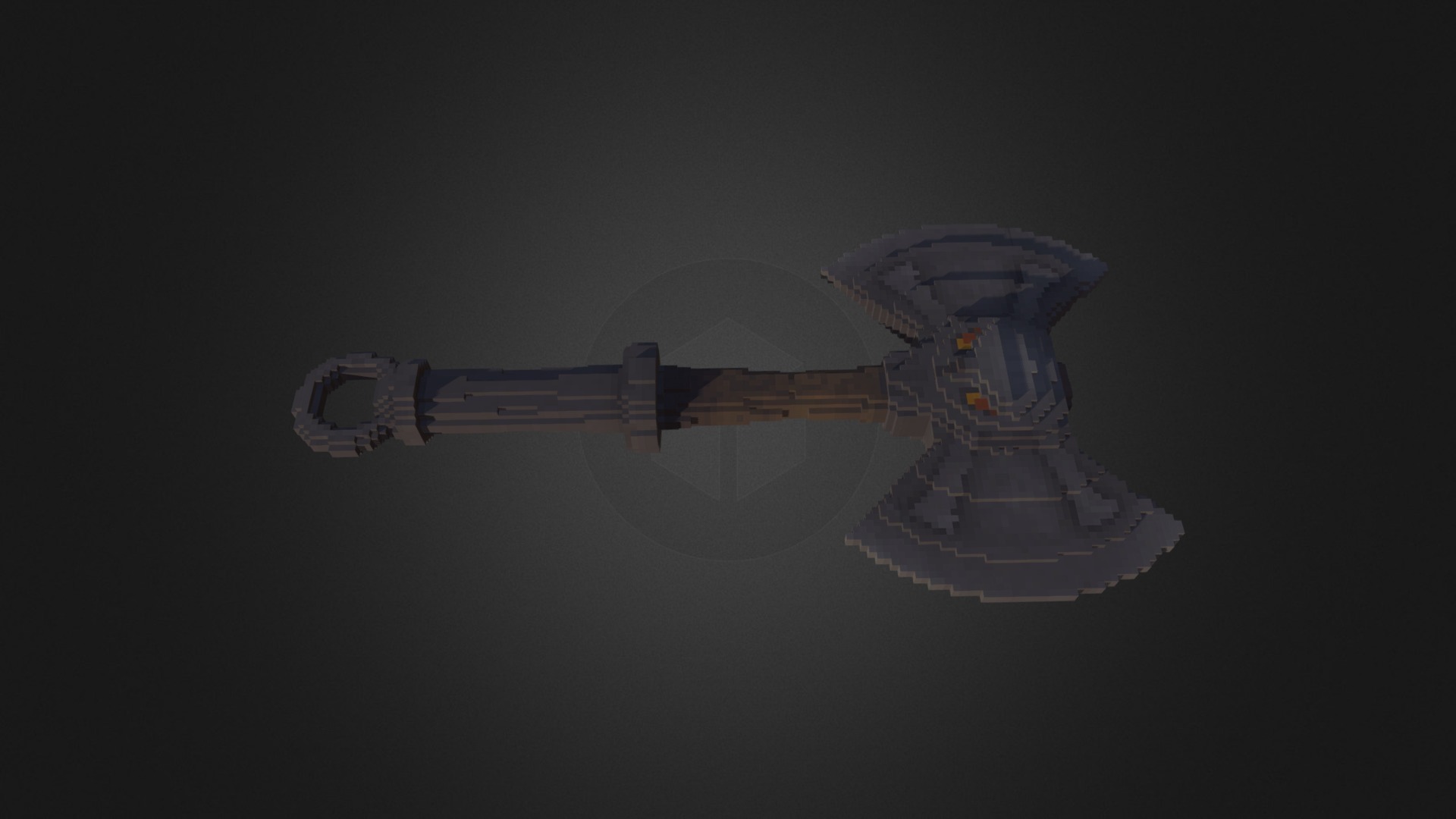 Demon Axe - Hache du Démon : Idralwel - 3D model by Toryar (@Idralwel ...