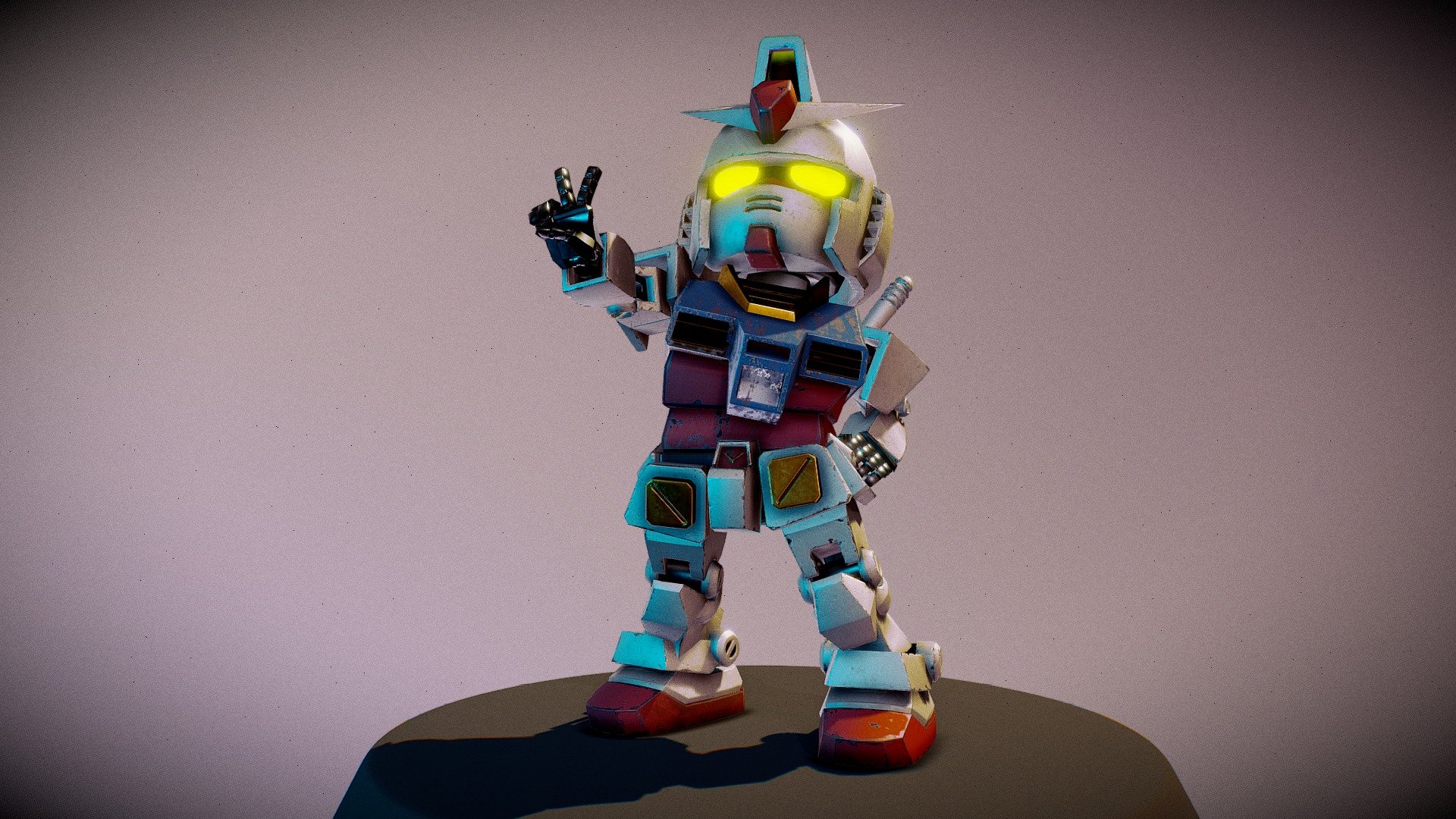 RX78-2 Gundam from Mobile Suit Gundam - Download Free 3D model by ...