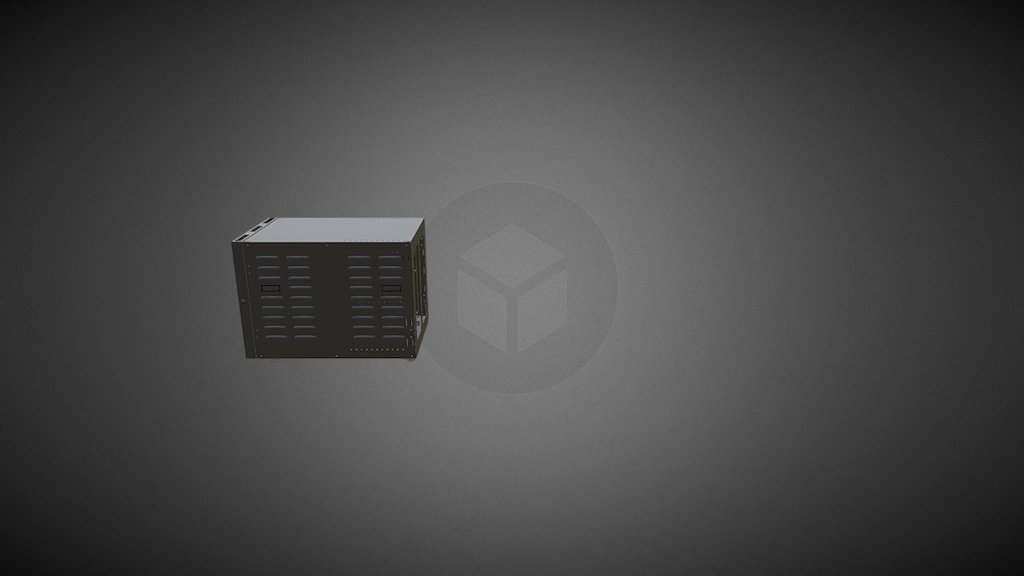 12U SERVER CABINET - 3D model by emb021190 [b075614] - Sketchfab