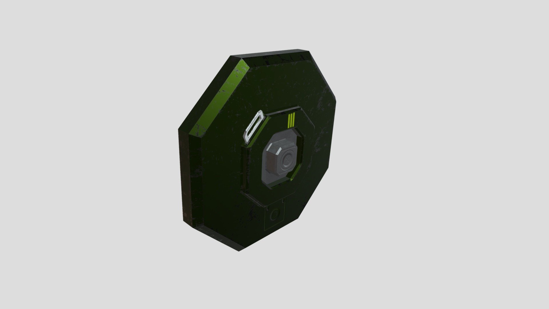 Low Poly Land Mine - Download Free 3D model by systematicpsychologic ...
