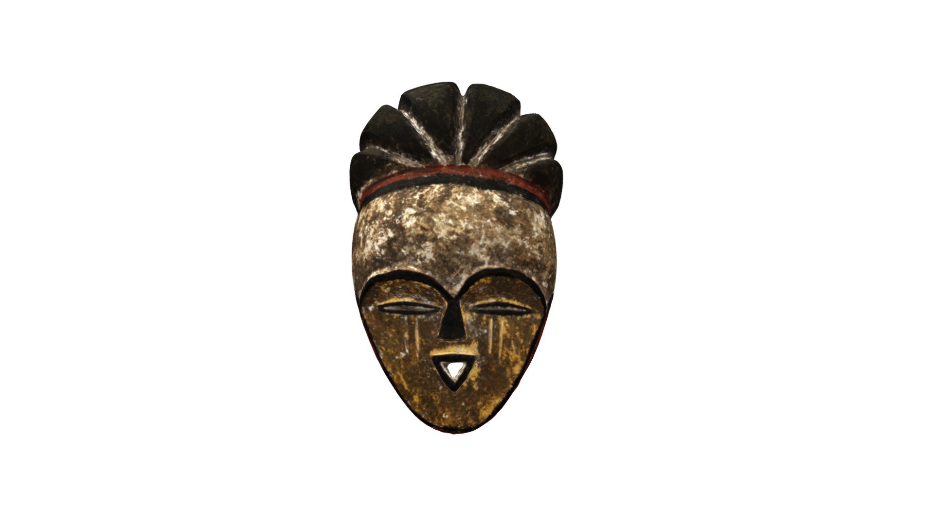 Fang People Ceremonial Dance Mask - Download Free 3D model by African ...