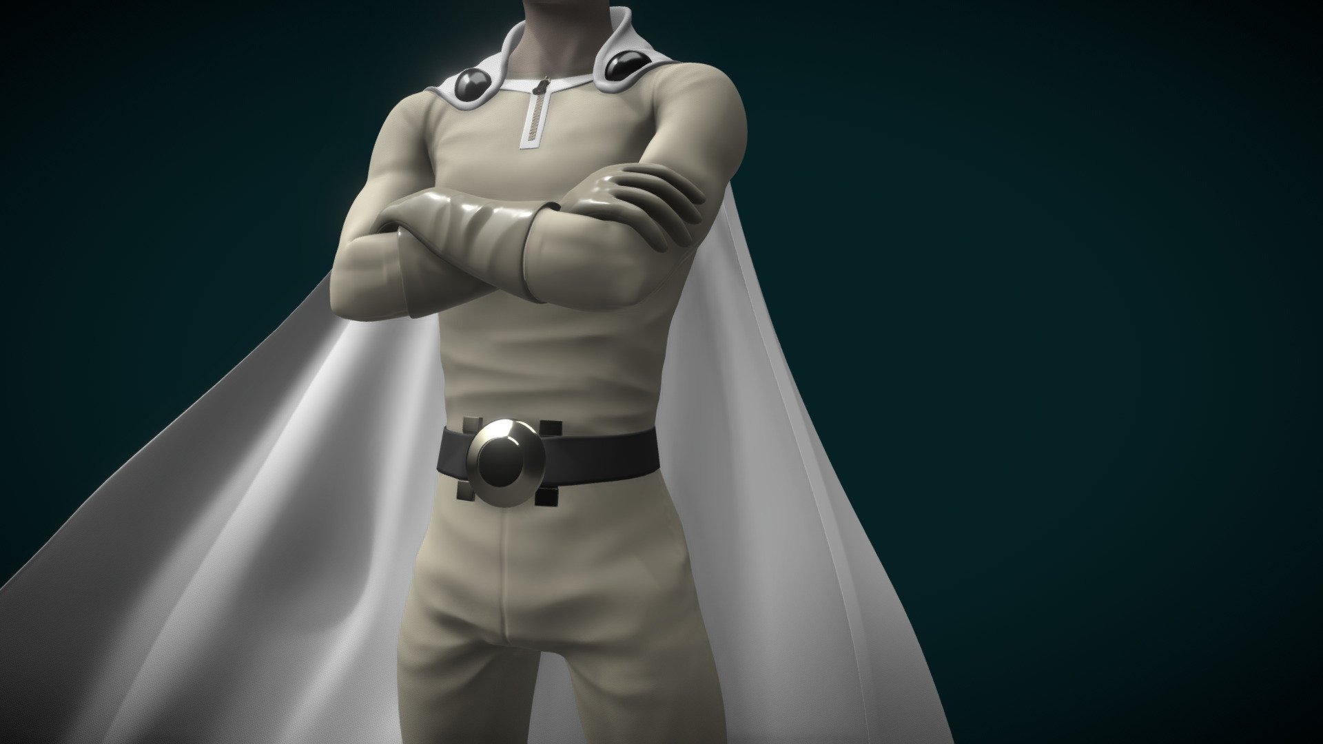 One Punch Man - WIP test - 3D model by toby98 [b07b3b5] - Sketchfab