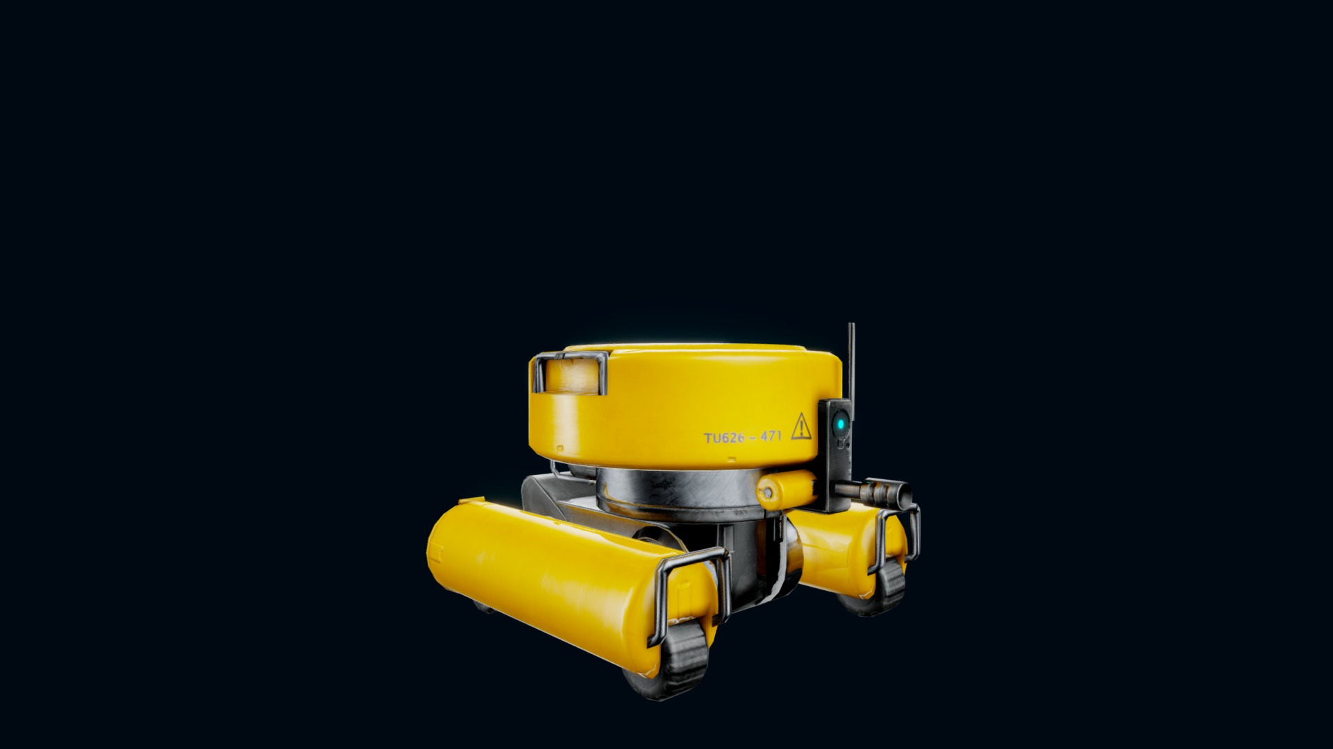Automatic Protective Turret - 3D model by Luís Cherubini (@luischerub) [b07babb] - Sketchfab