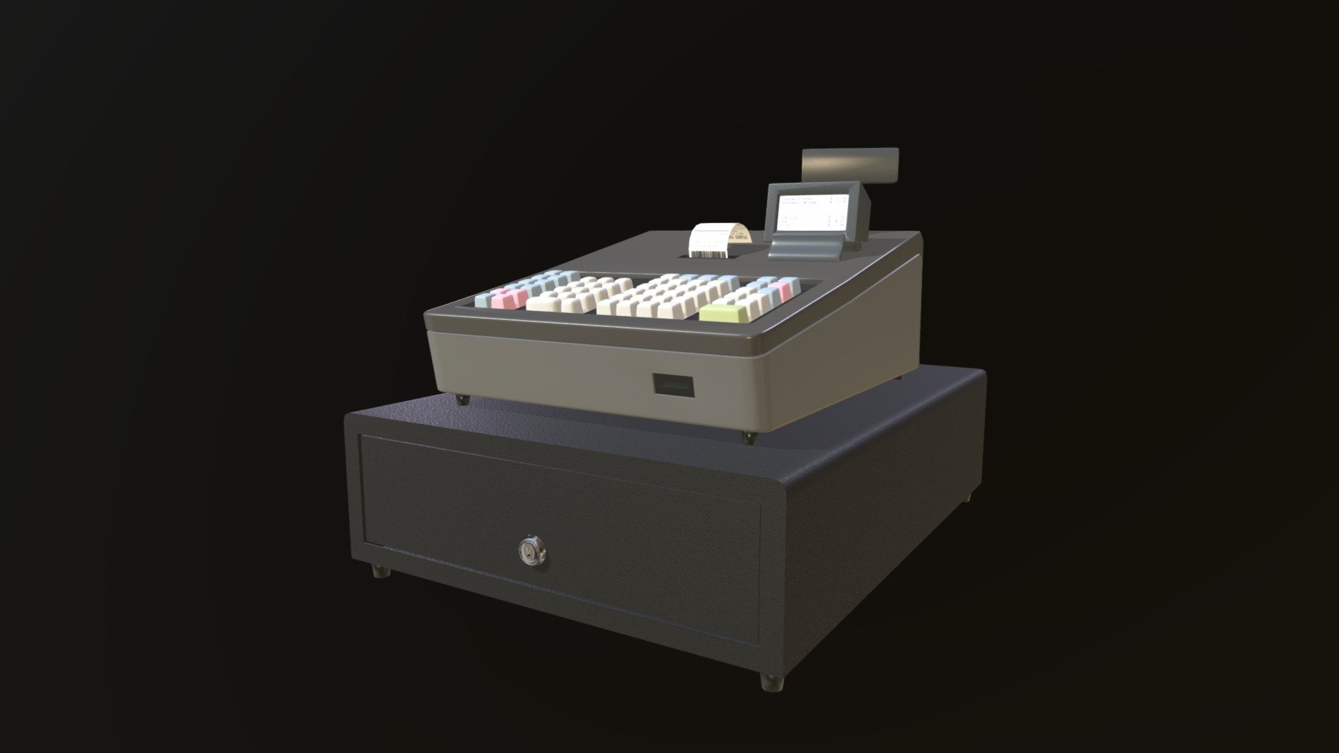 CashRegister - 3D model by Ang (@angelinag) [b07d117] - Sketchfab