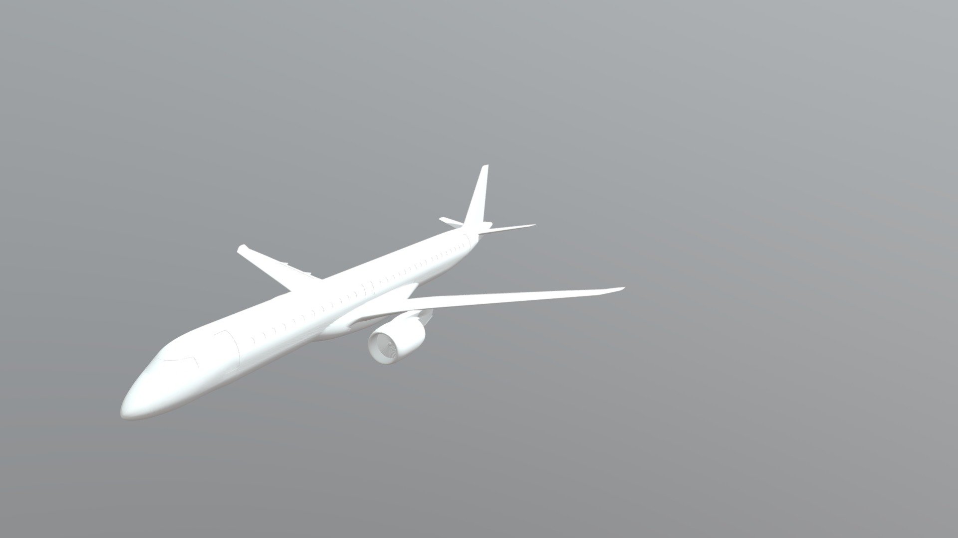 Embraer E195 E2 - 3D model by cassiano3dtek [b07d91f] - Sketchfab