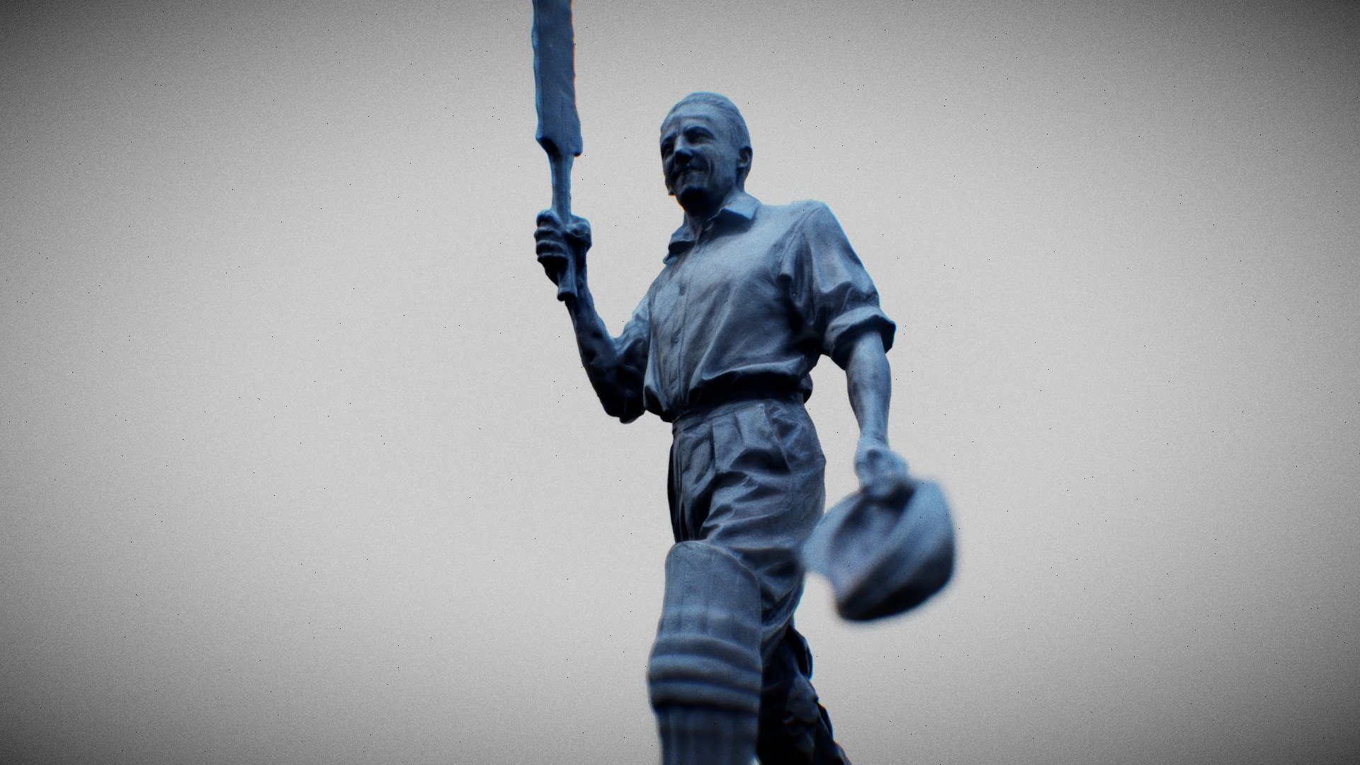 Donald Bradman statue, MCG, Melbourne - 3D model by RPBear [b07d945 ...