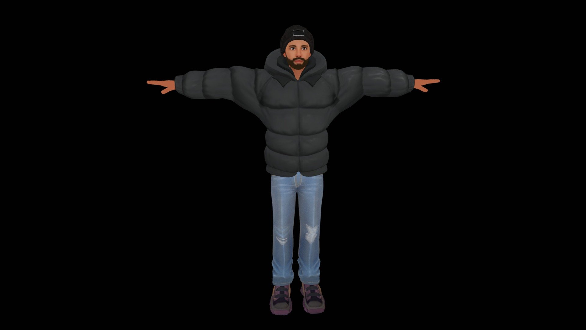 male character #11 - Download Free 3D model by BELAZ (@asset_for_games ...