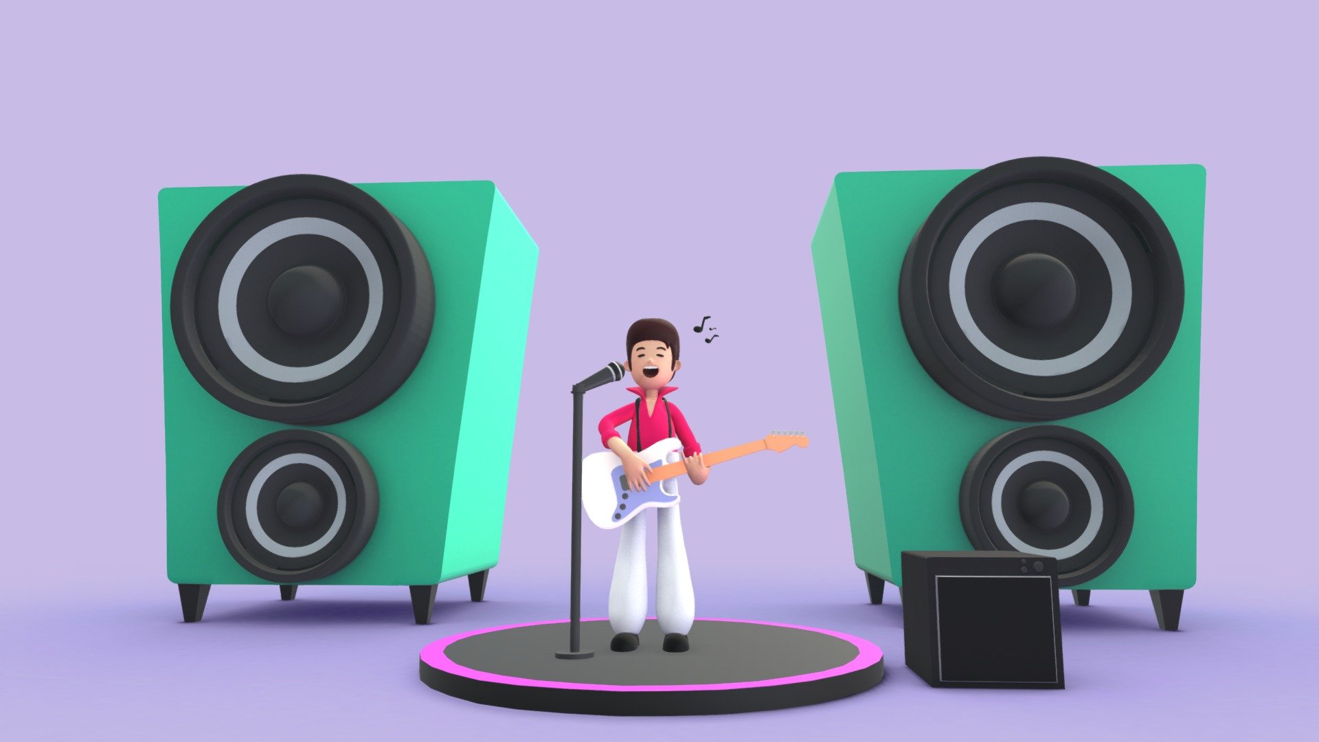 Singing - 3D model by viovio [b080c6c] - Sketchfab