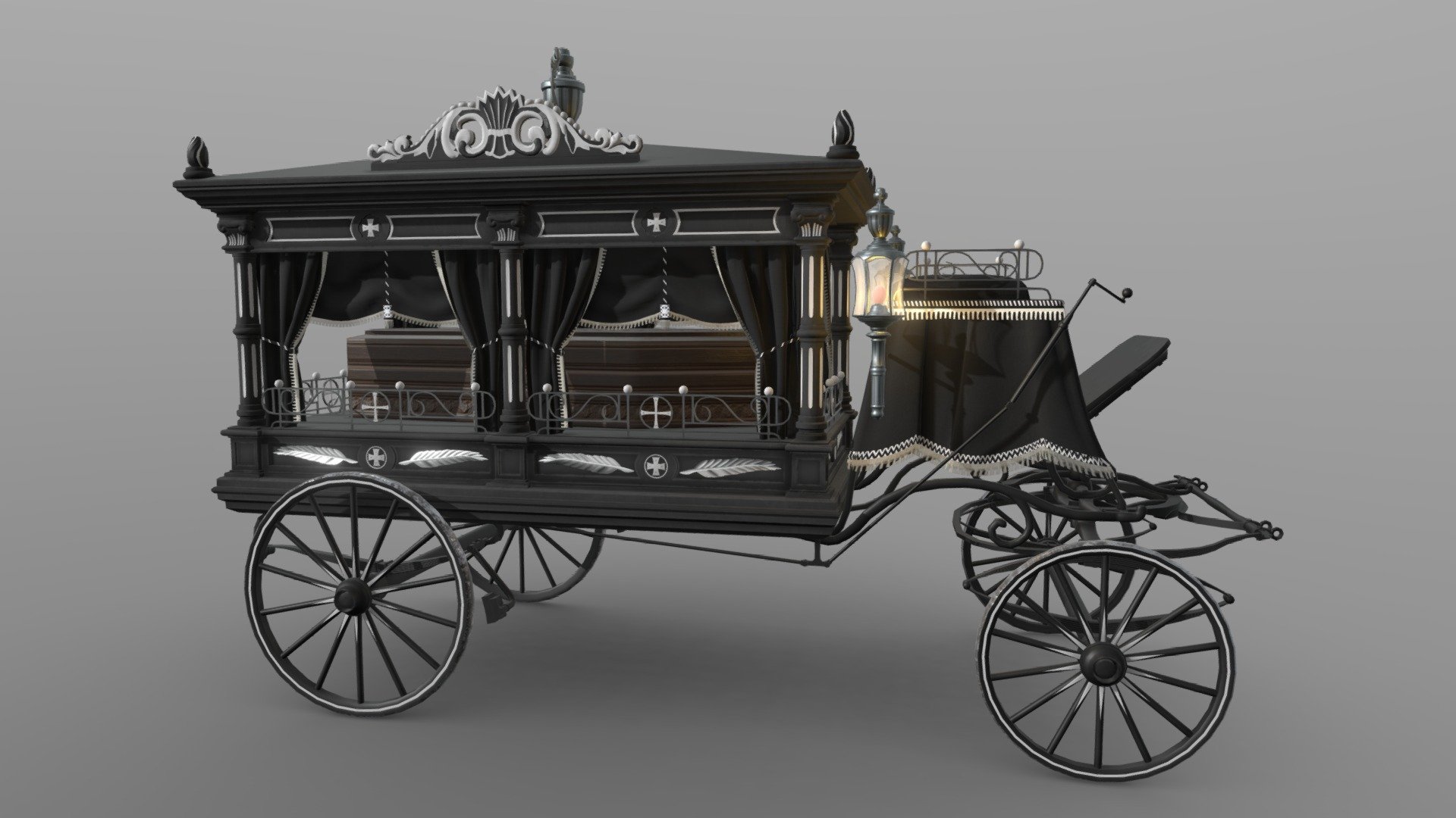 Funeral carriage - Download Free 3D model by Getbreadsticks [b0810b0 ...