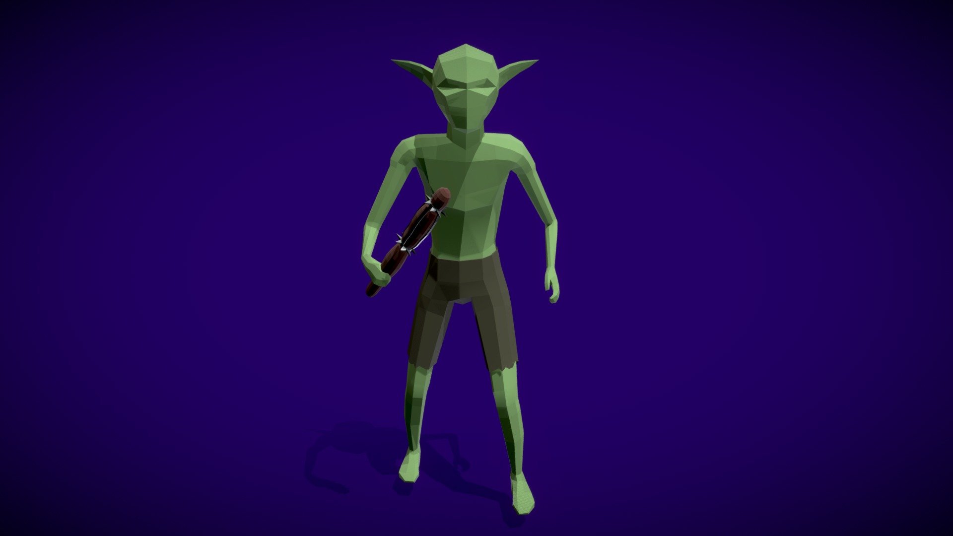 LowPoly Goblin - 3D model by zawadzki_michal [b082691] - Sketchfab