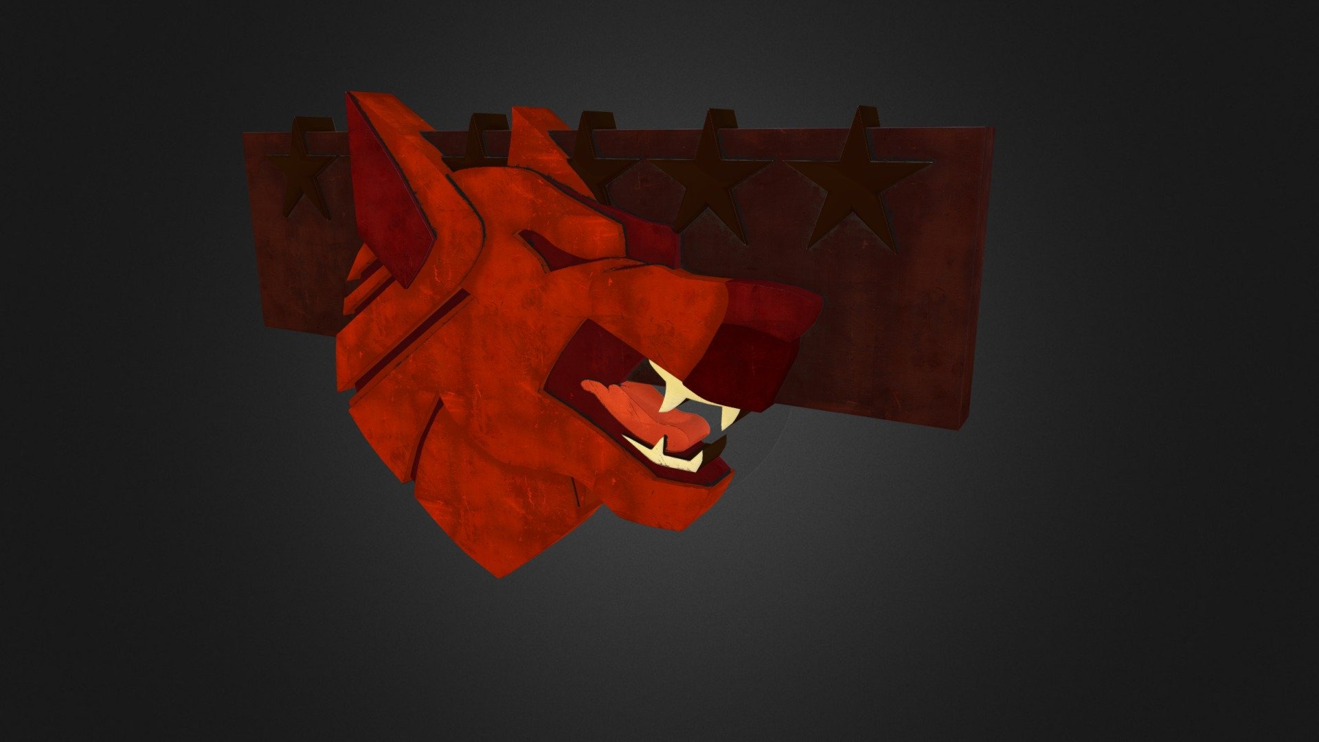 Wolf Clan Logo - 3D model by Marekl (@darkmarekl) [b085af1] - Sketchfab