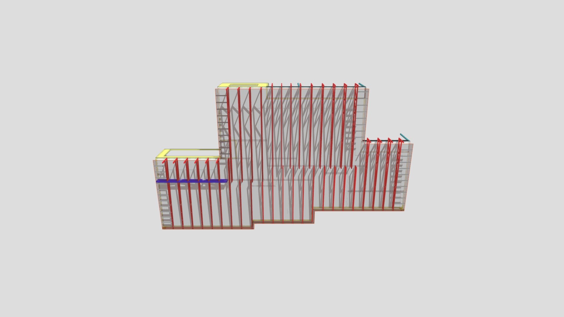 Parapet Roof Assembly - 3D model by trussdesigns [b085fbc] - Sketchfab