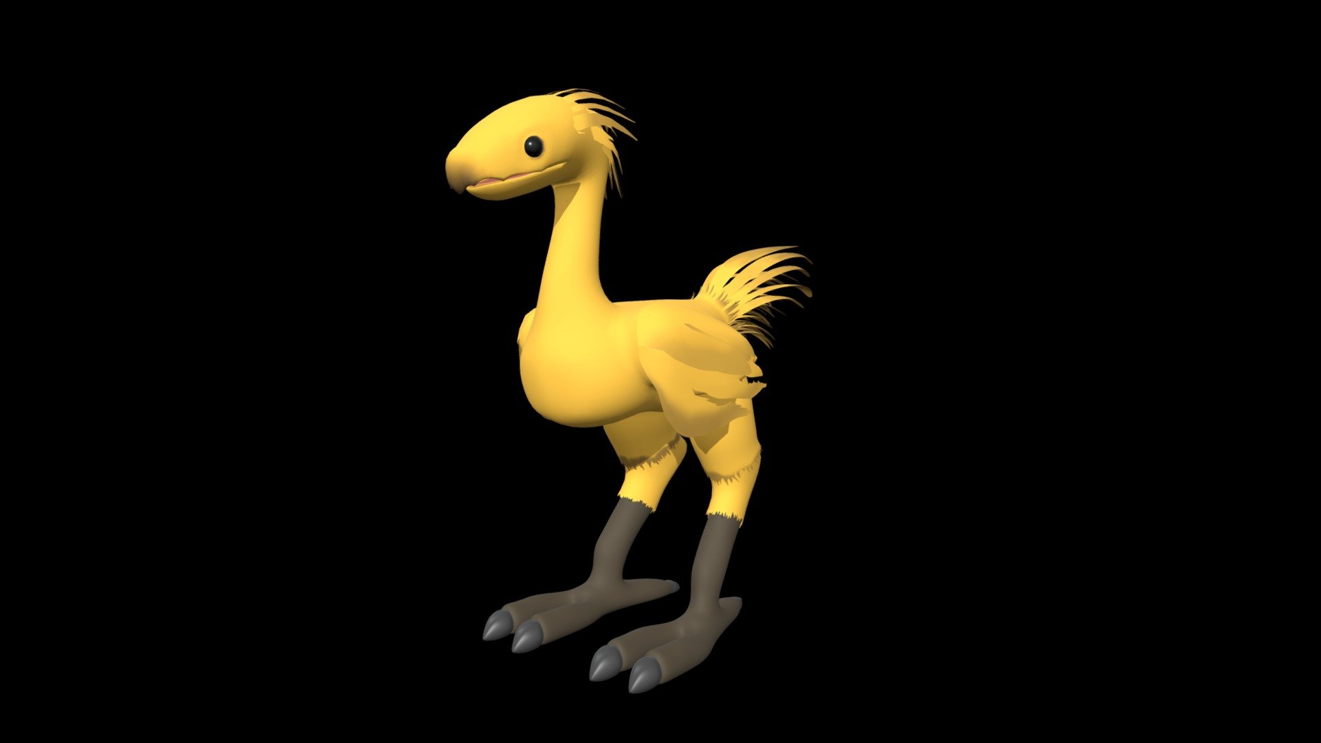 Chocobo - 3D model by BenEEmoon [b08697f] - Sketchfab