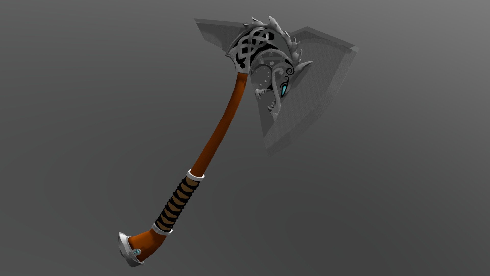 Toon wolf axe - 3D model by Gnemegorl [b0883e9] - Sketchfab