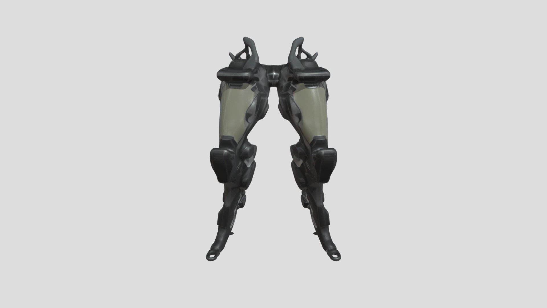 futuristic robotic armor legs - 3D model by 柚子先生 (@2472802928) [b0896e2 ...