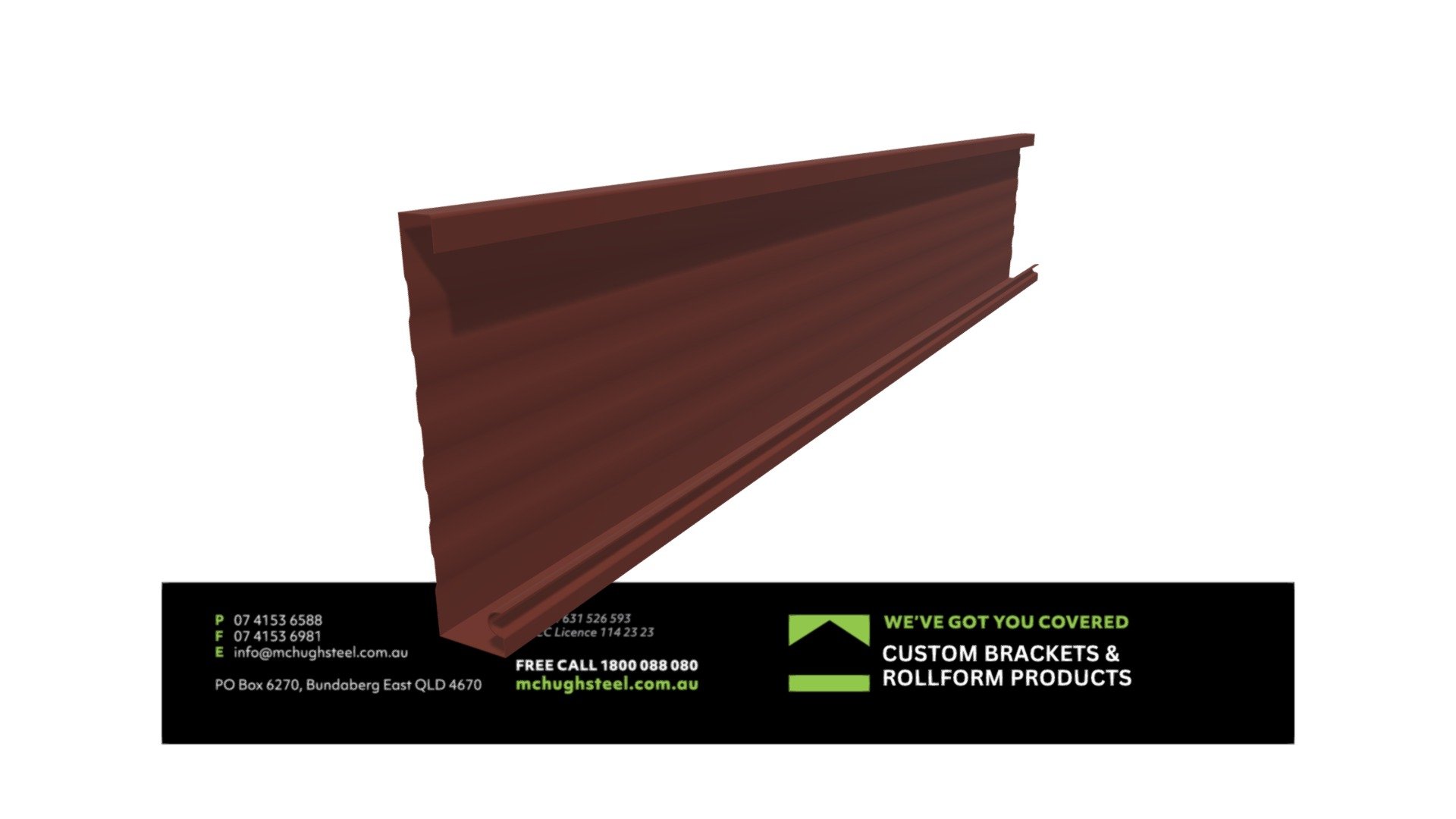 FAMD Fascia Colorbond -Manor Red - 3D model by mchughsteel [b08b2bb ...