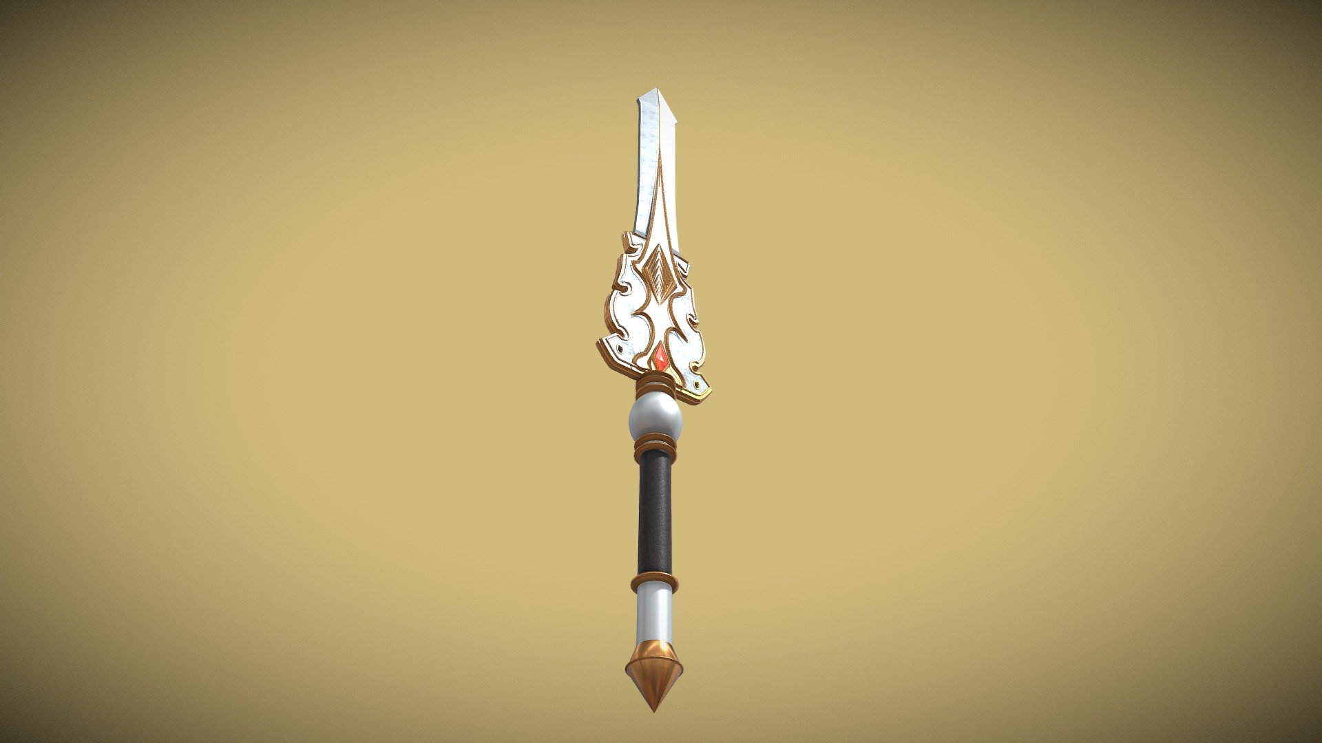 A golden sword. - Buy Royalty Free 3D model by SAXN (@saileshpoudel0 ...