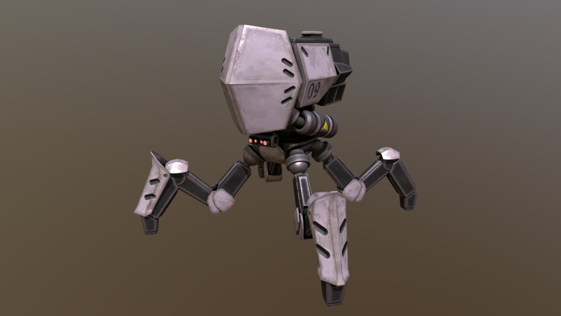 Hammerhead Robot - 3D model by travellingmerchant [b08db3a] - Sketchfab