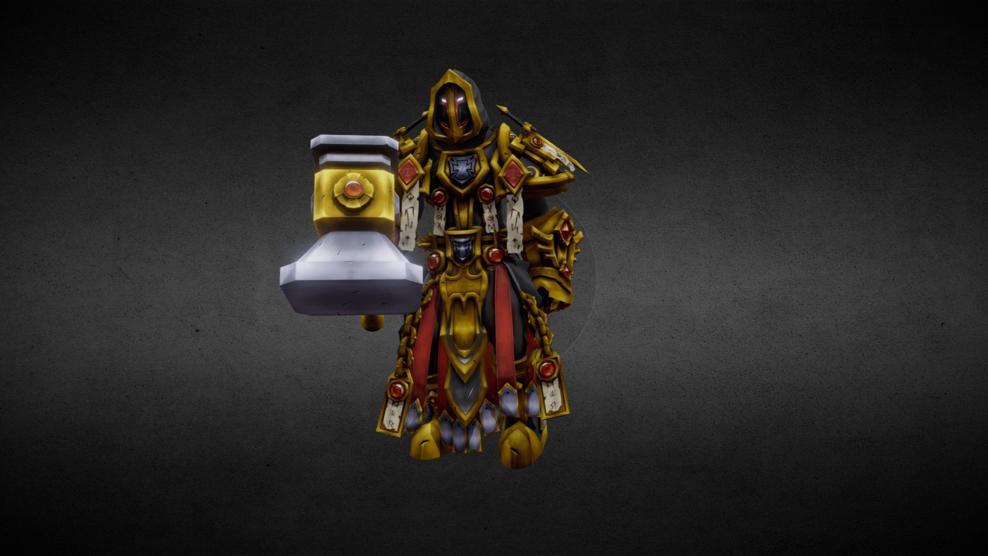Paladin Judgment Armor World of Warcraft - 3D model by VertexCraft ...