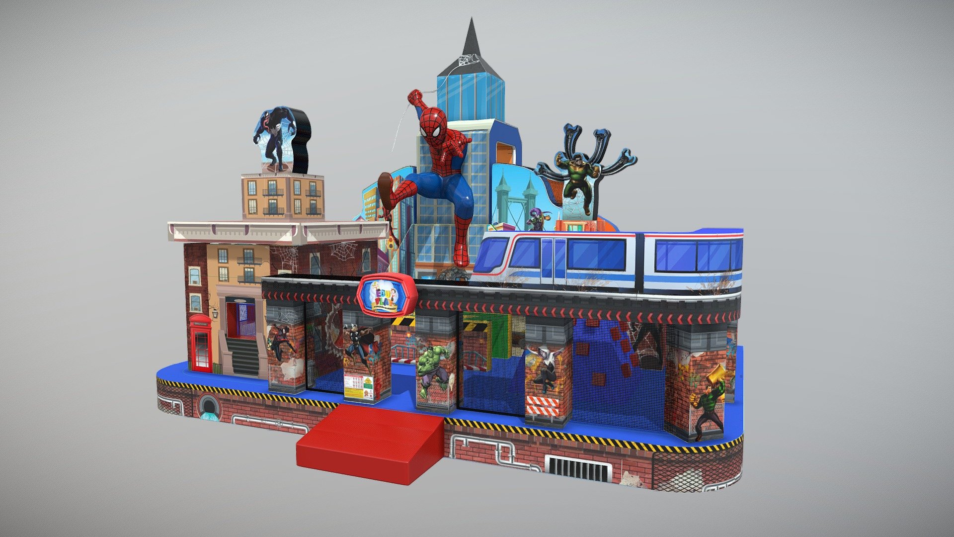 Mult Play Homem Aranha - 3D model by gui.playpark01 [b090879] - Sketchfab
