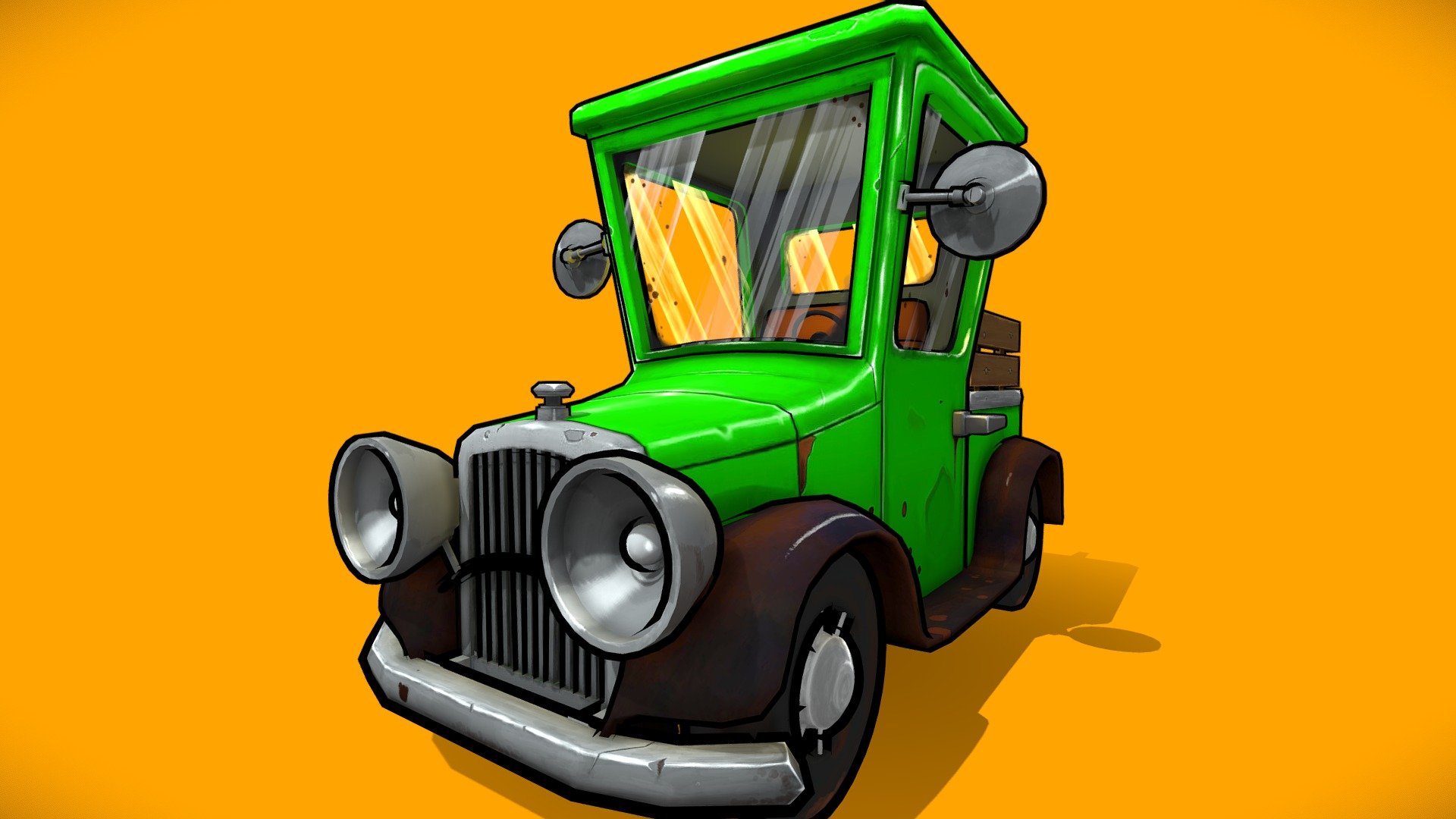 Stylized Old Car - Buy Royalty Free 3D model by Jajji3D (@Nuriddin ...