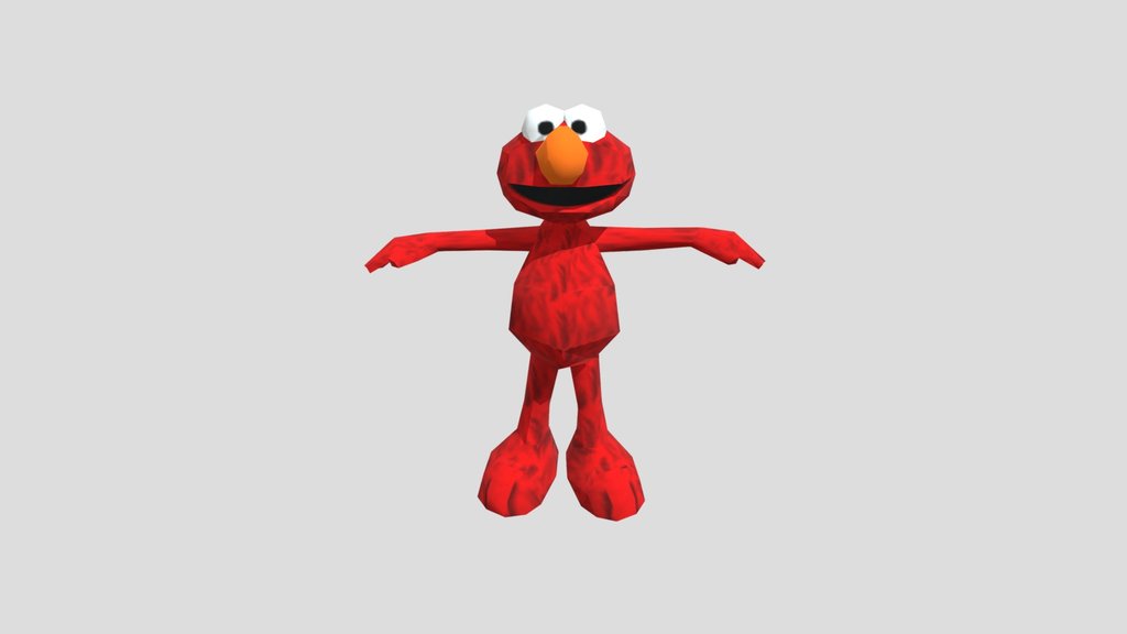 elmo - A 3D model collection by Playnr (@Dddididsids) - Sketchfab