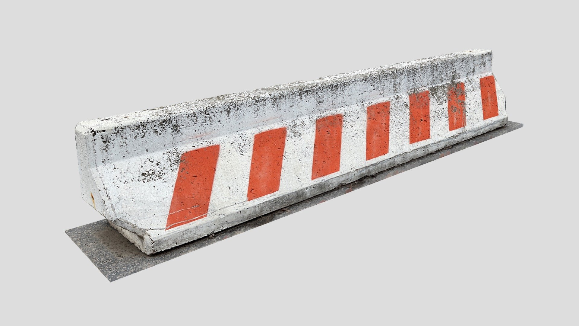 Concrete Road Barrier 01 | RAW Scan - Buy Royalty Free 3D model by ...