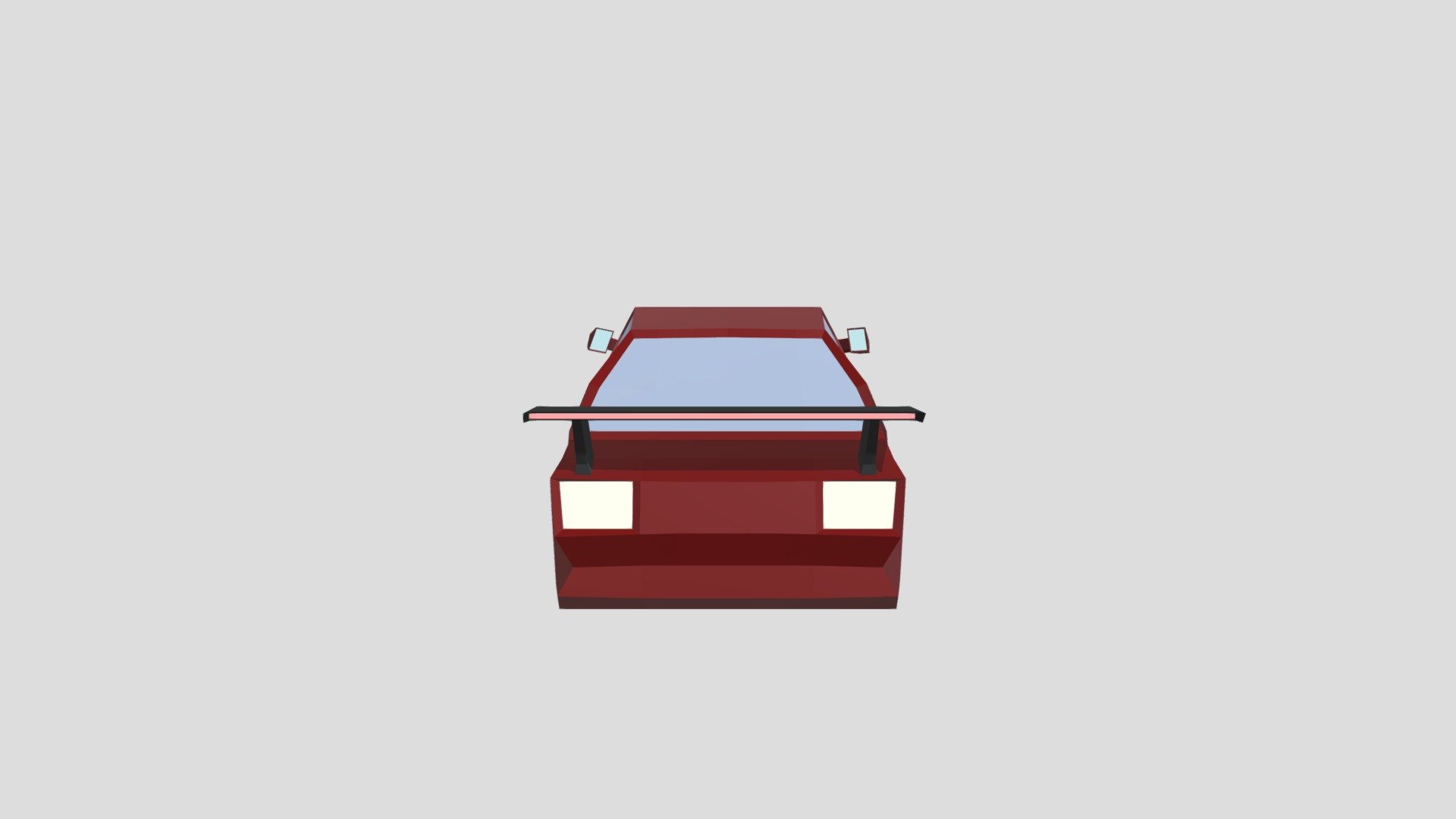 Low Poly Red Car - Download Free 3D model by Stickman (@Stickman ...