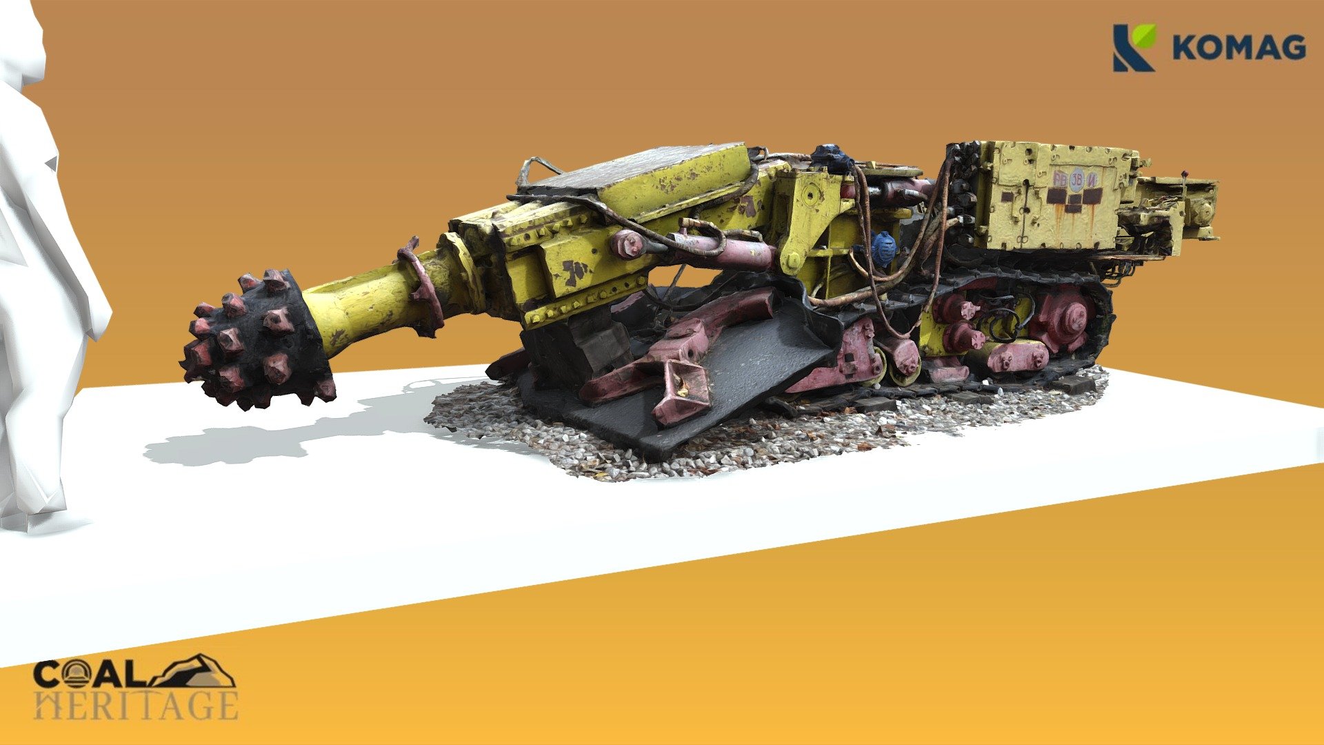 CoalHeritage - Roadheader - 3D model by KOMAG 3D Models (@komag_dlm ...