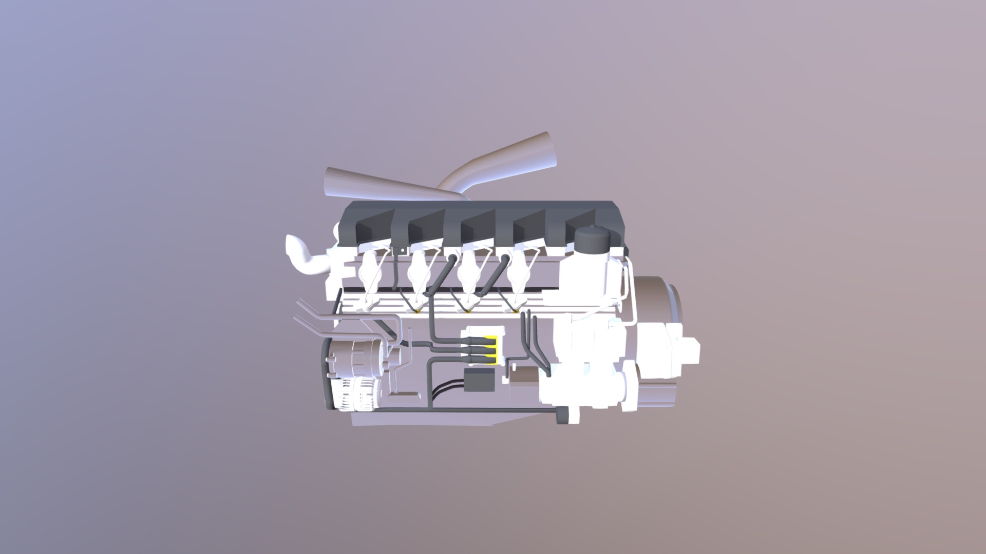 Mesin Diesel - 3D model by Rickoseptian [b098bbb] - Sketchfab