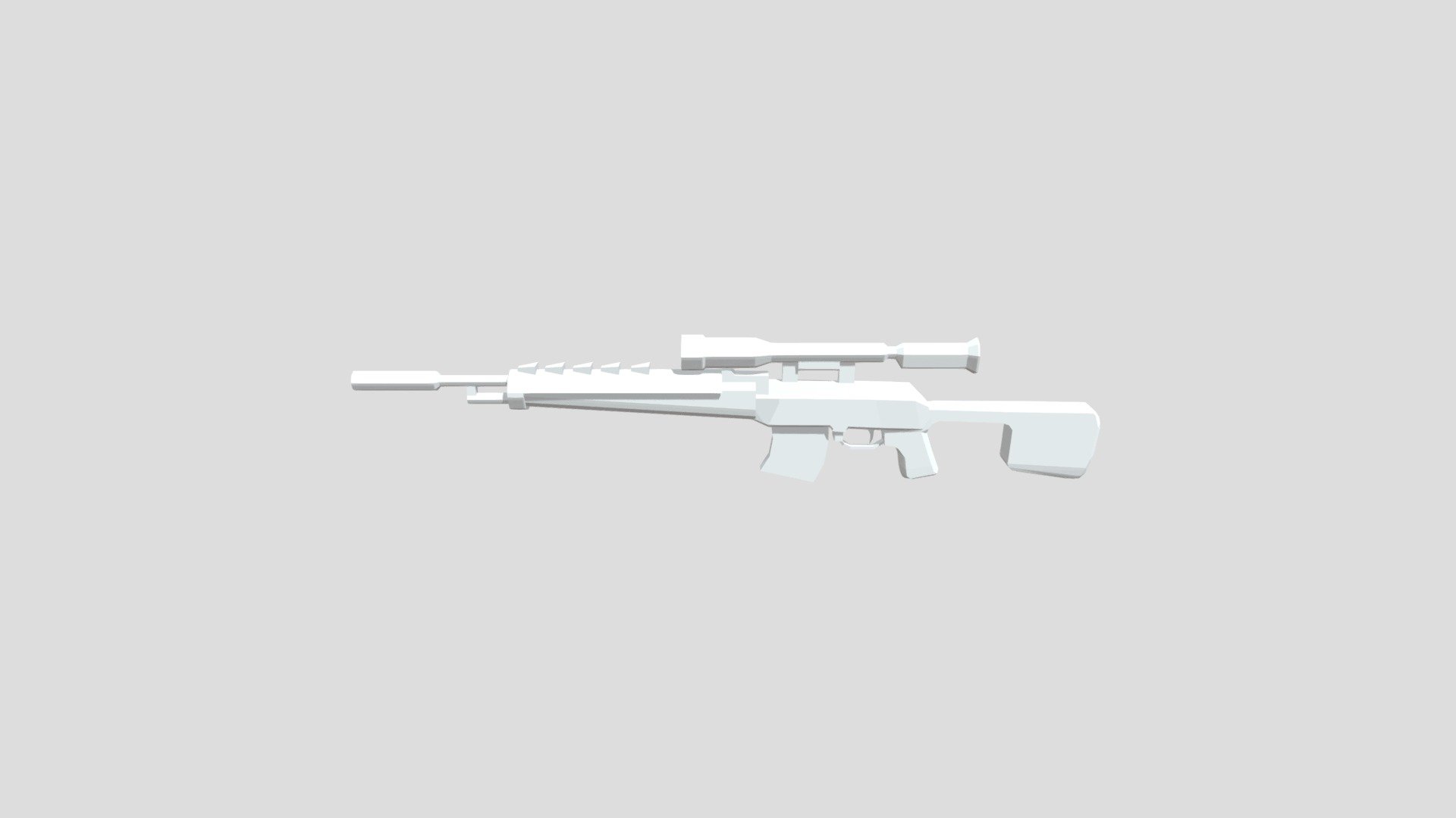 Low Poly Sniper Rifle - 3D model by Sonoida [b09a0e1] - Sketchfab