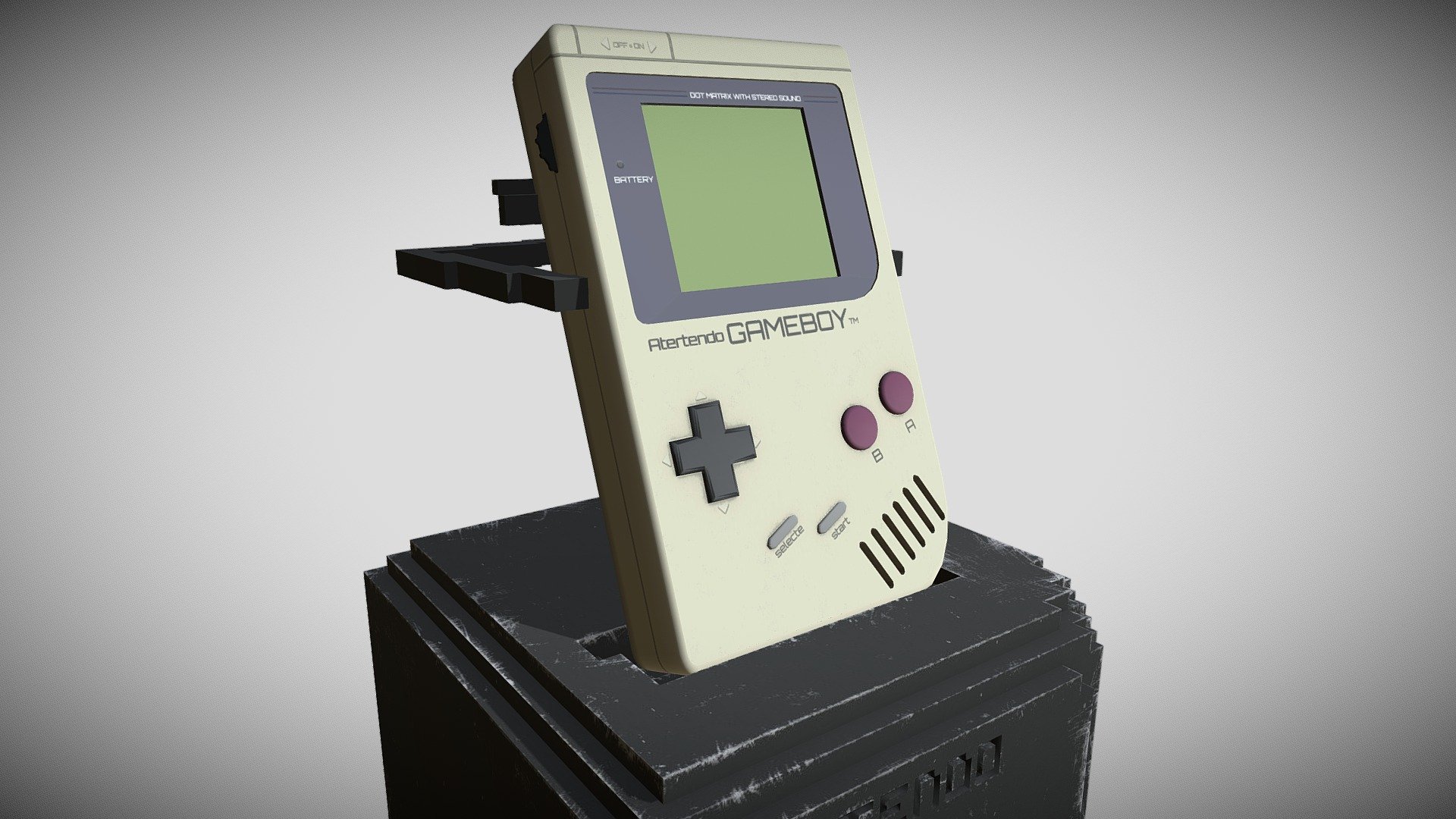 Atertendo - Fake Gameboy - 3D model by aterlastudio [b09bc64] - Sketchfab