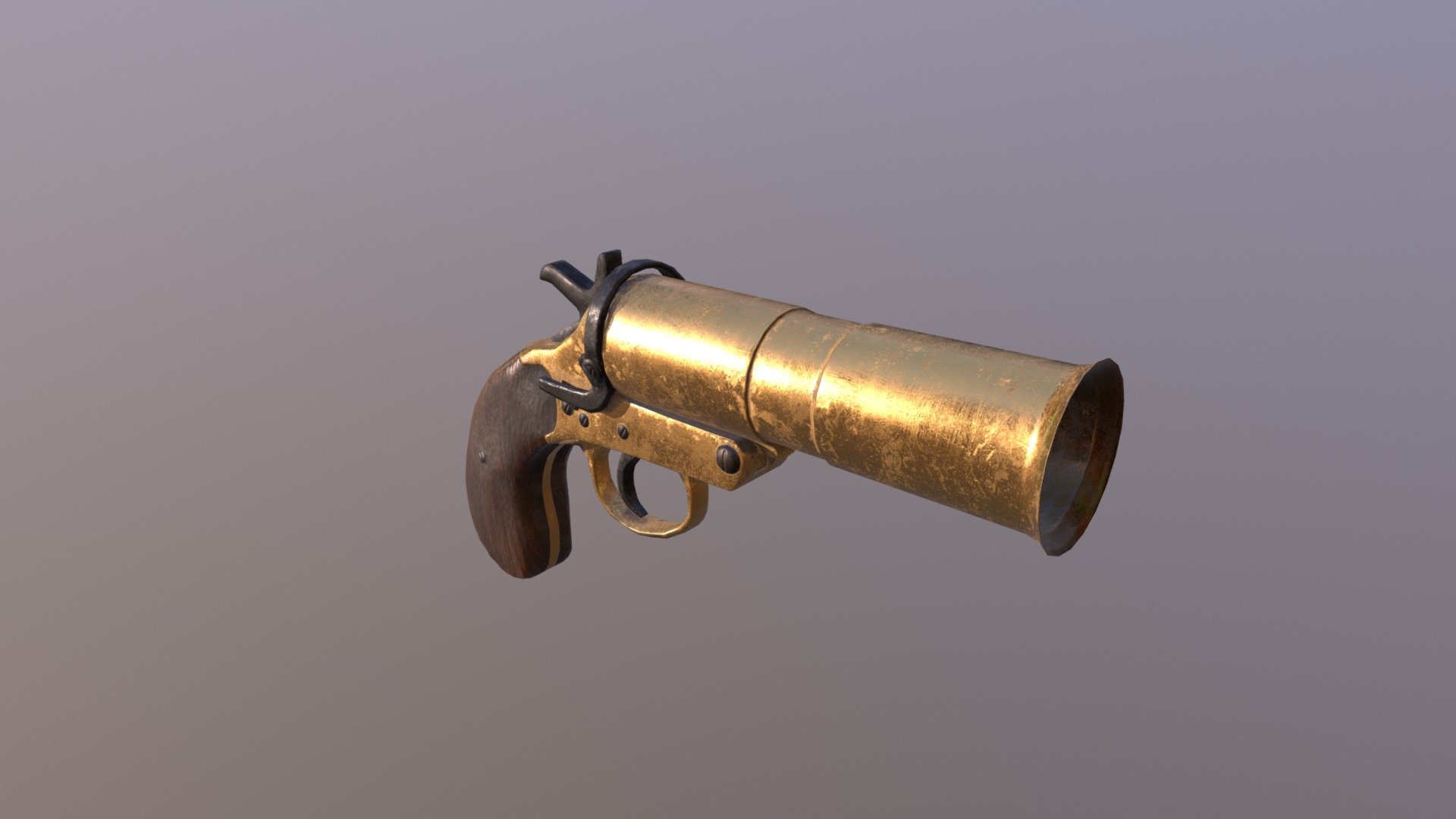 Flare Gun - 3D model by colescrow [b09c067] - Sketchfab
