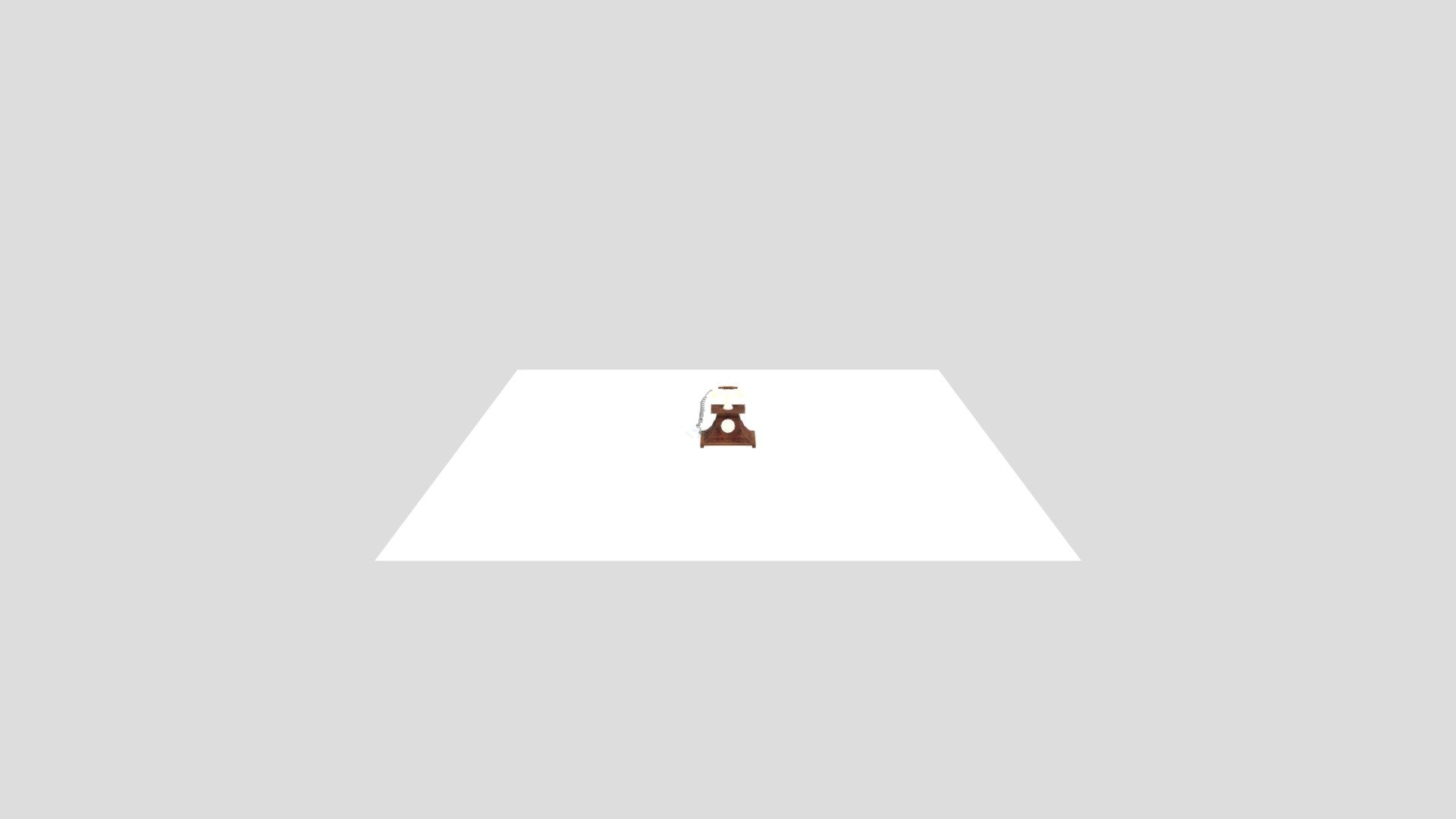Antique Telephone - Old phone Low Poly 3D model - 3D model by ...