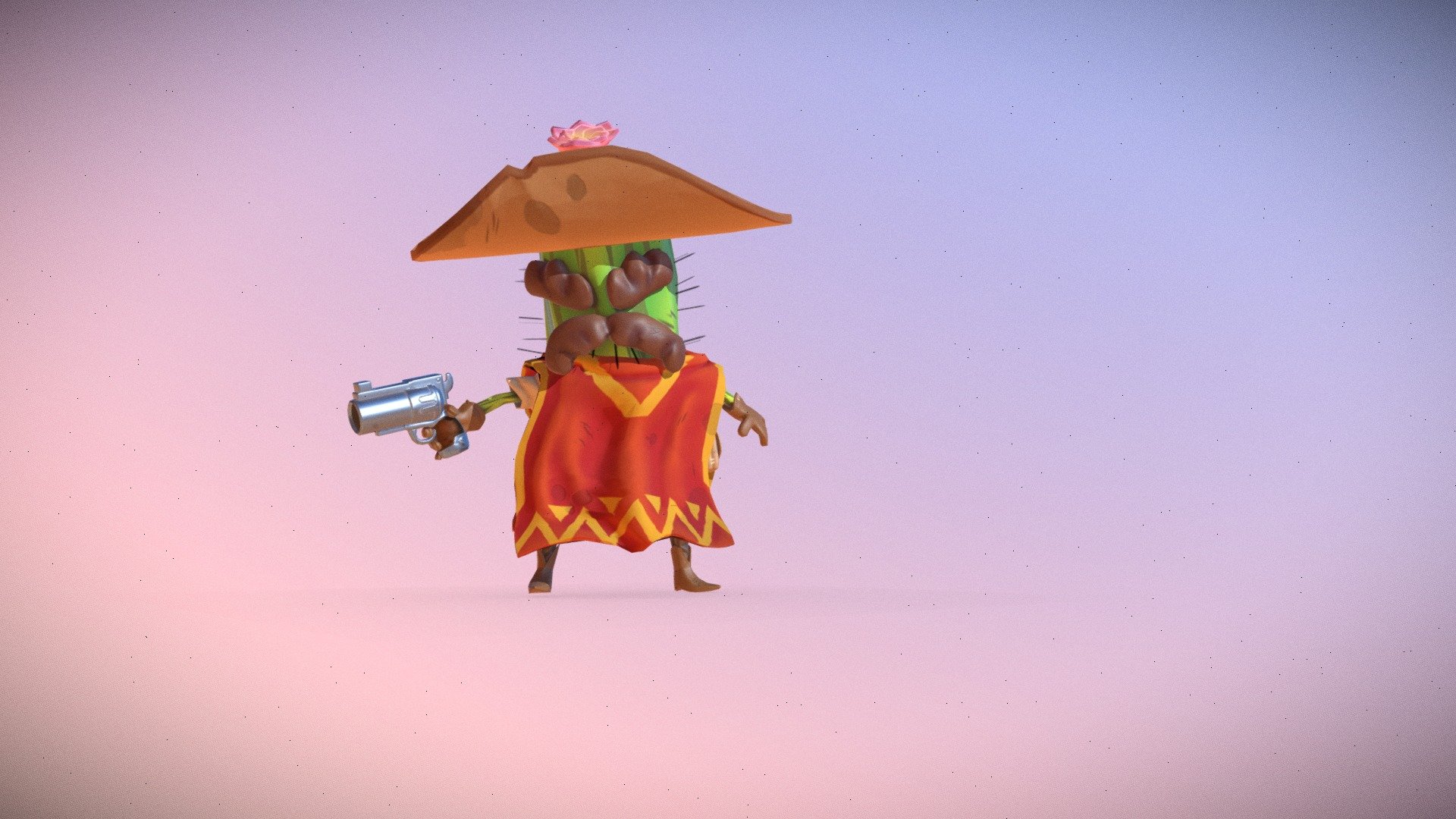 Cactus boi - 3D model by Angel_Schuerewegen [b09f221] - Sketchfab