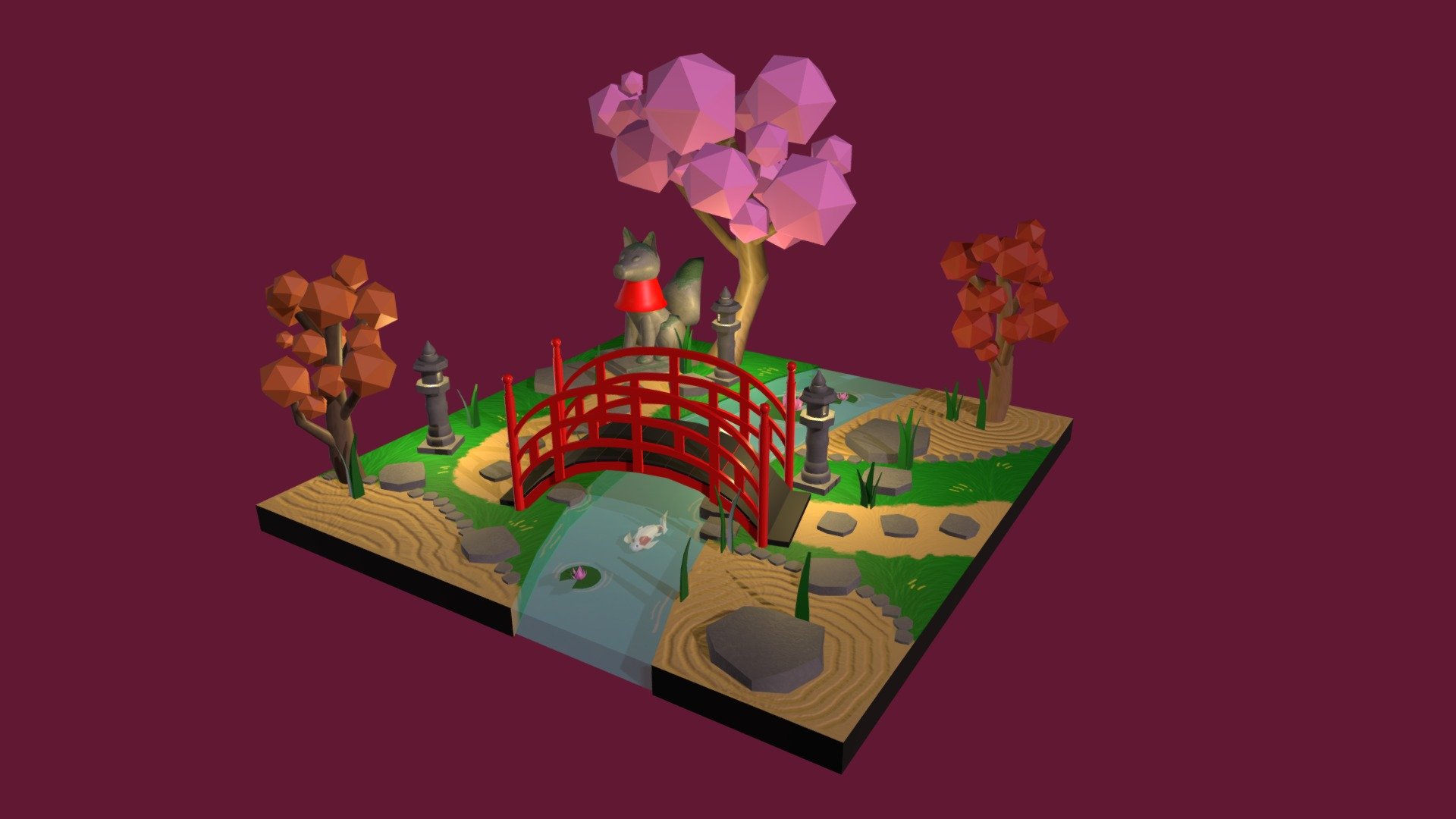 Environment / Japanese Garden - 3D model by limbo100402 [b0a1311 ...
