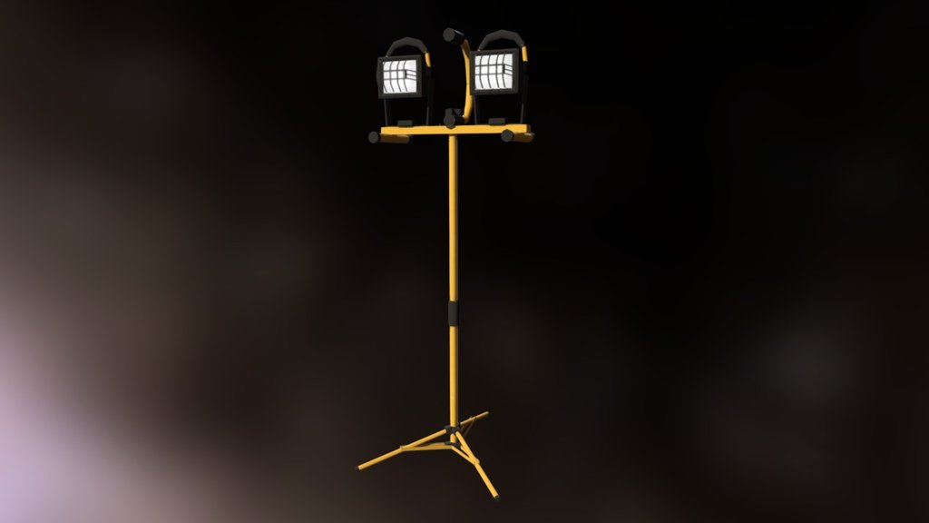 Floodlight Big - 3D model by DubiousD [b0a154f] - Sketchfab